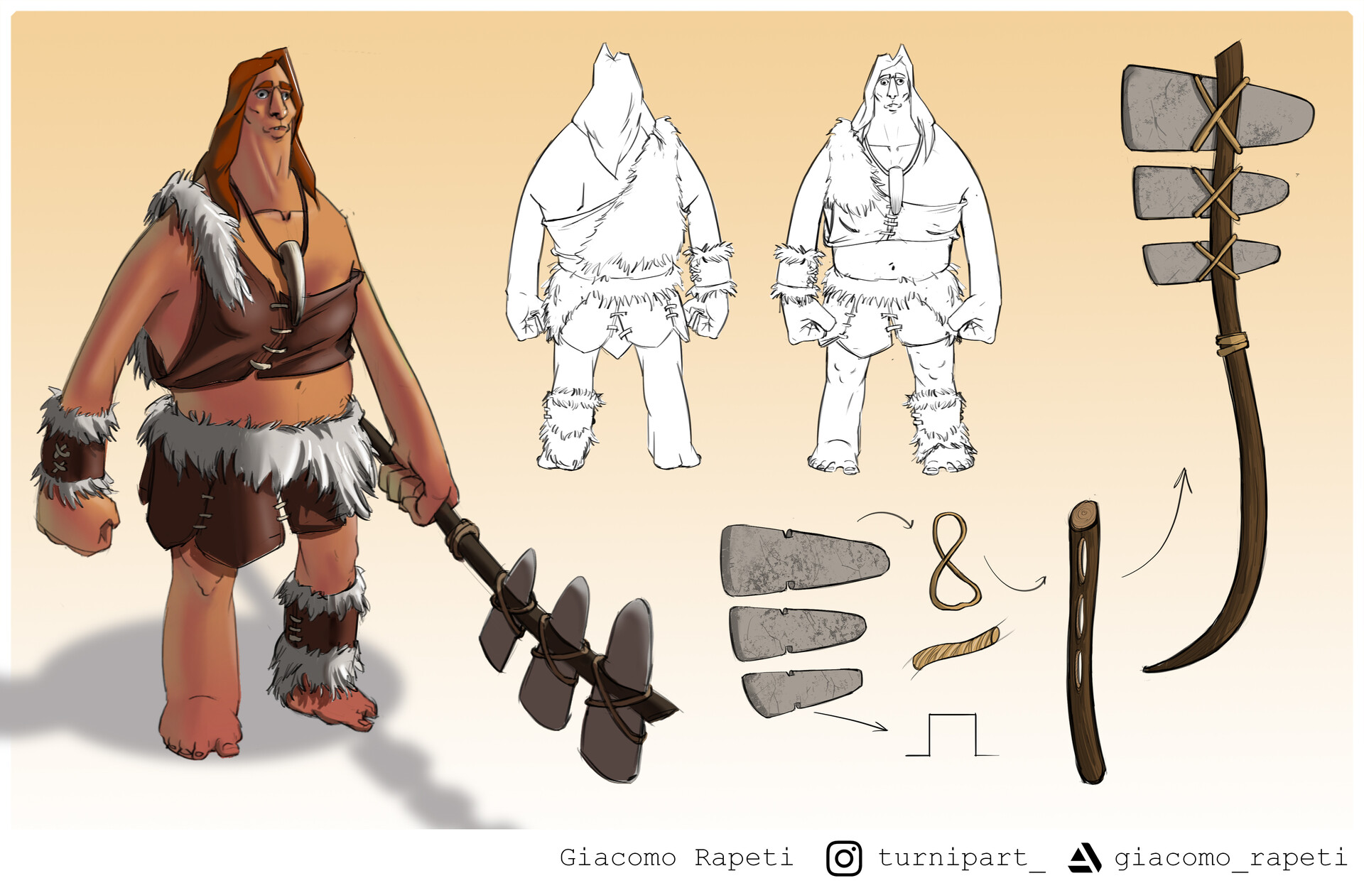 ArtStation - Prehistoric Character