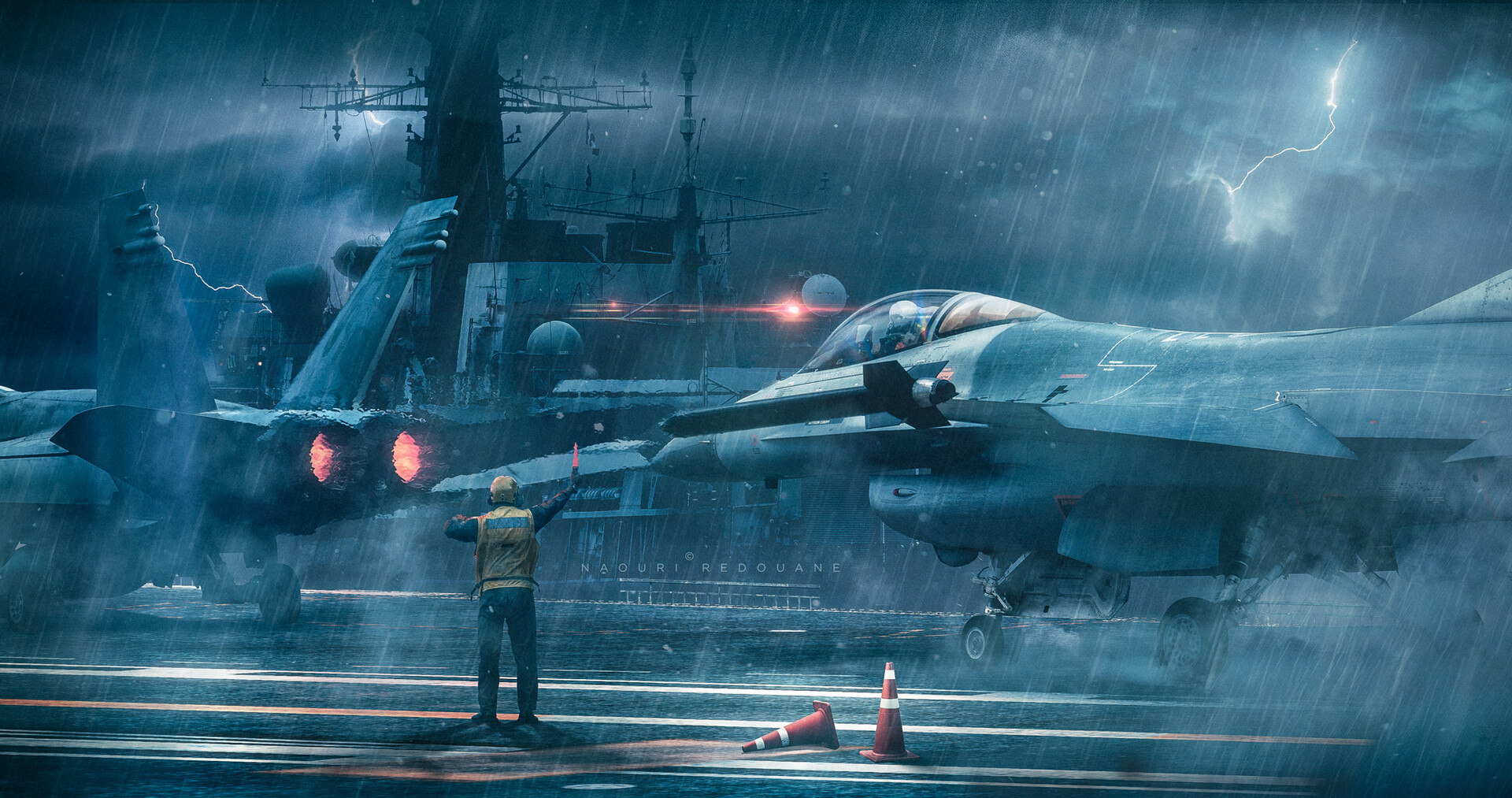 ArtStation - Battlefield aircraft mission