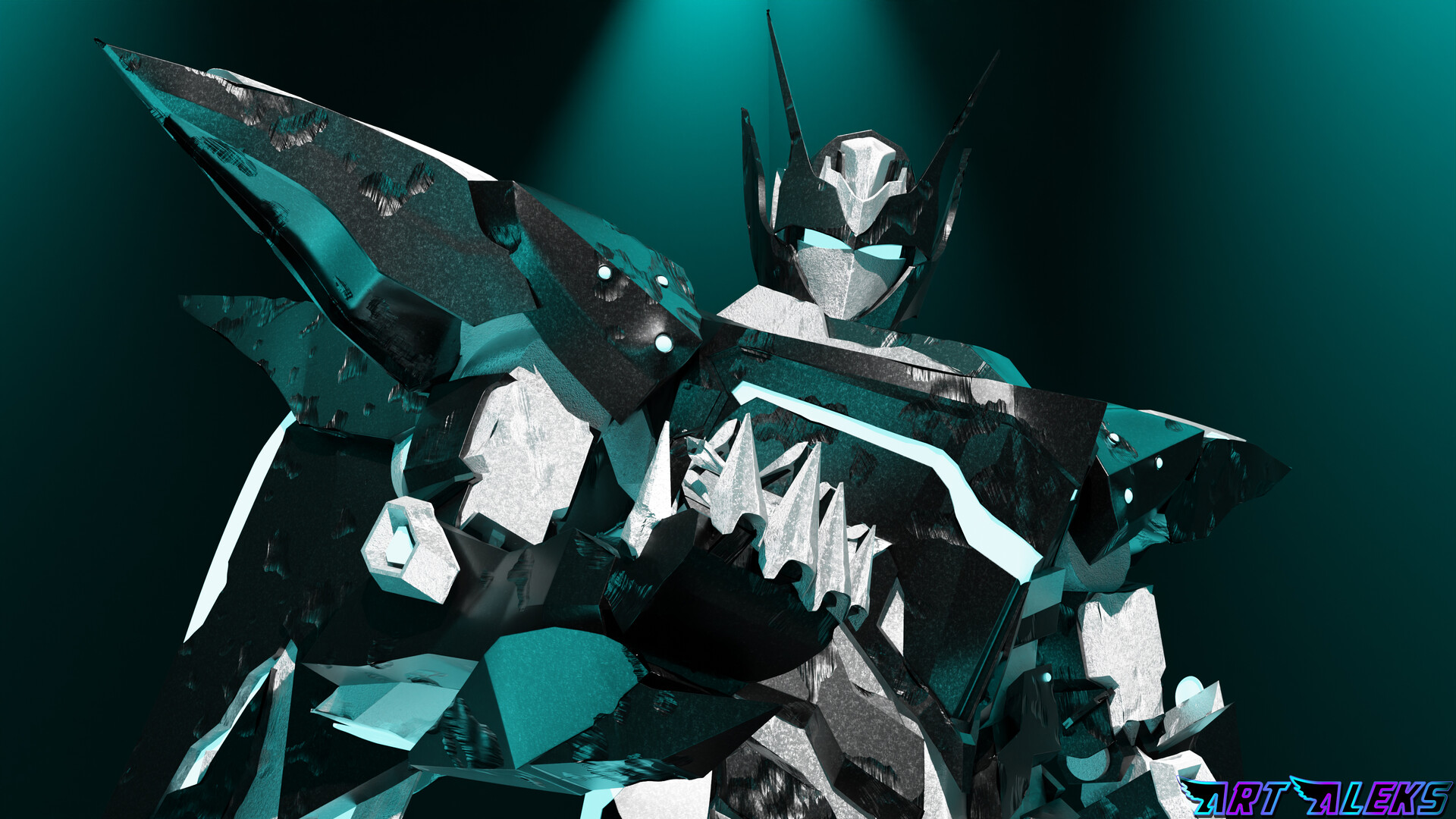 ArtStation - Mecha after the battle