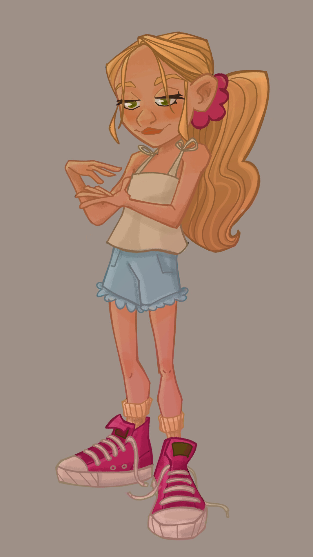 ArtStation - Kit- Character Concept for Upcoming Animation Project