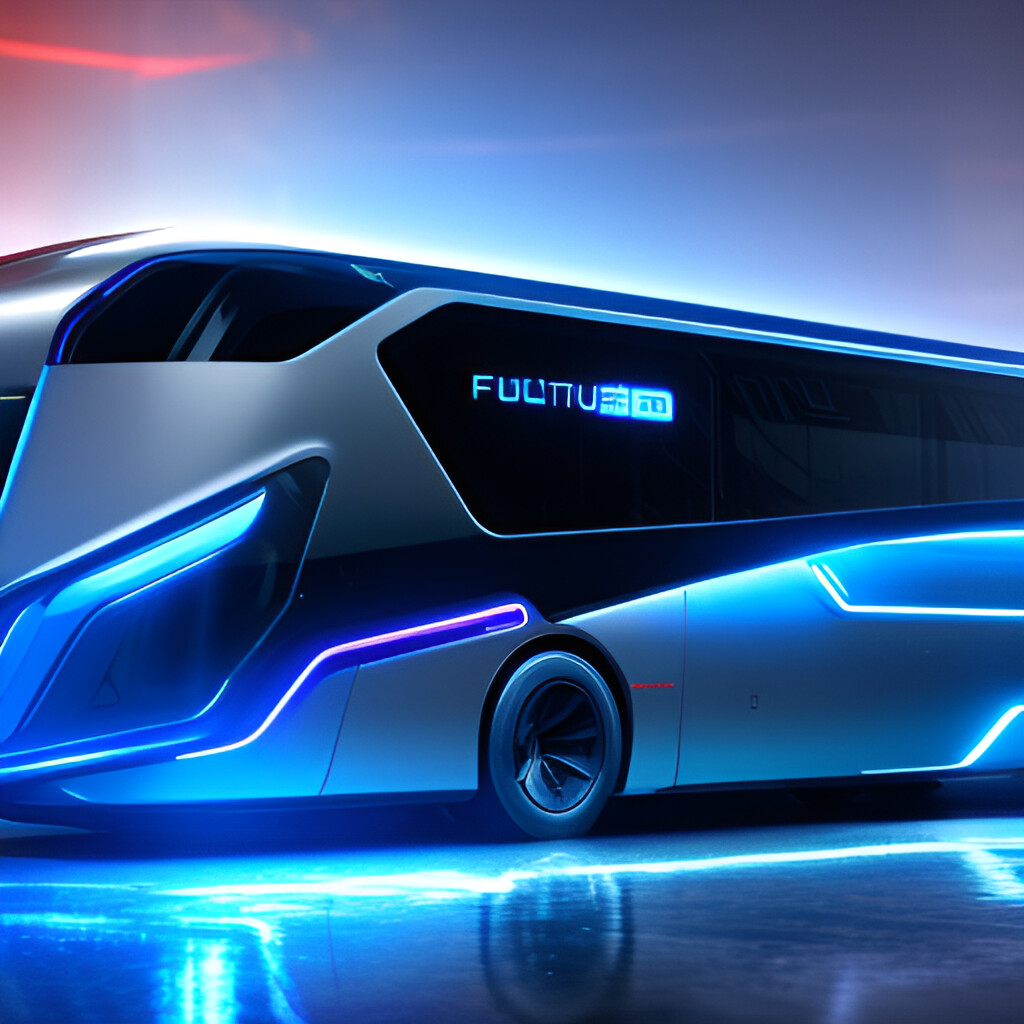 ArtStation - Futuristic bus