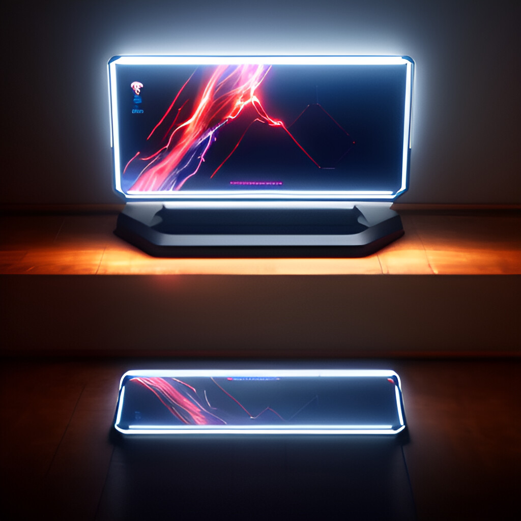 ArtStation - Futuristic TV (Futuristic resistant to burnout TV)