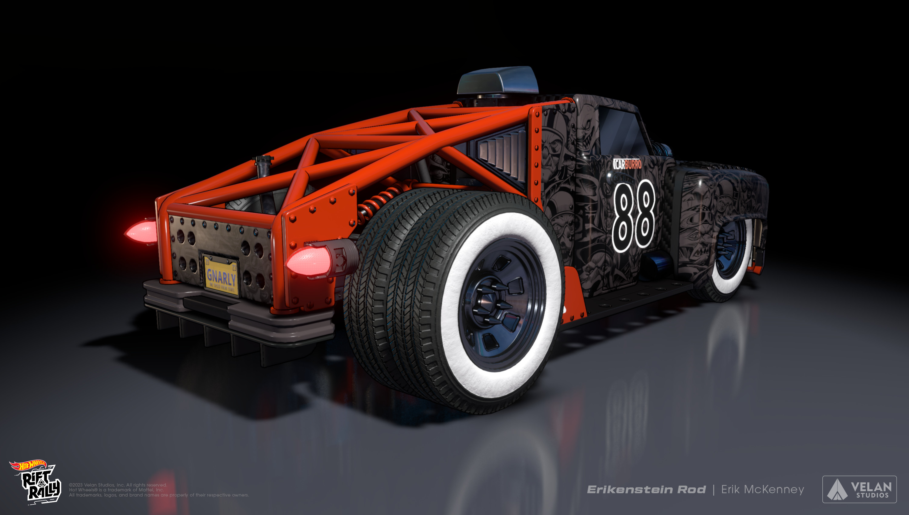 Erik McKenney Portfolio - Hot Wheels Rift Rally: Erikenstein Rod