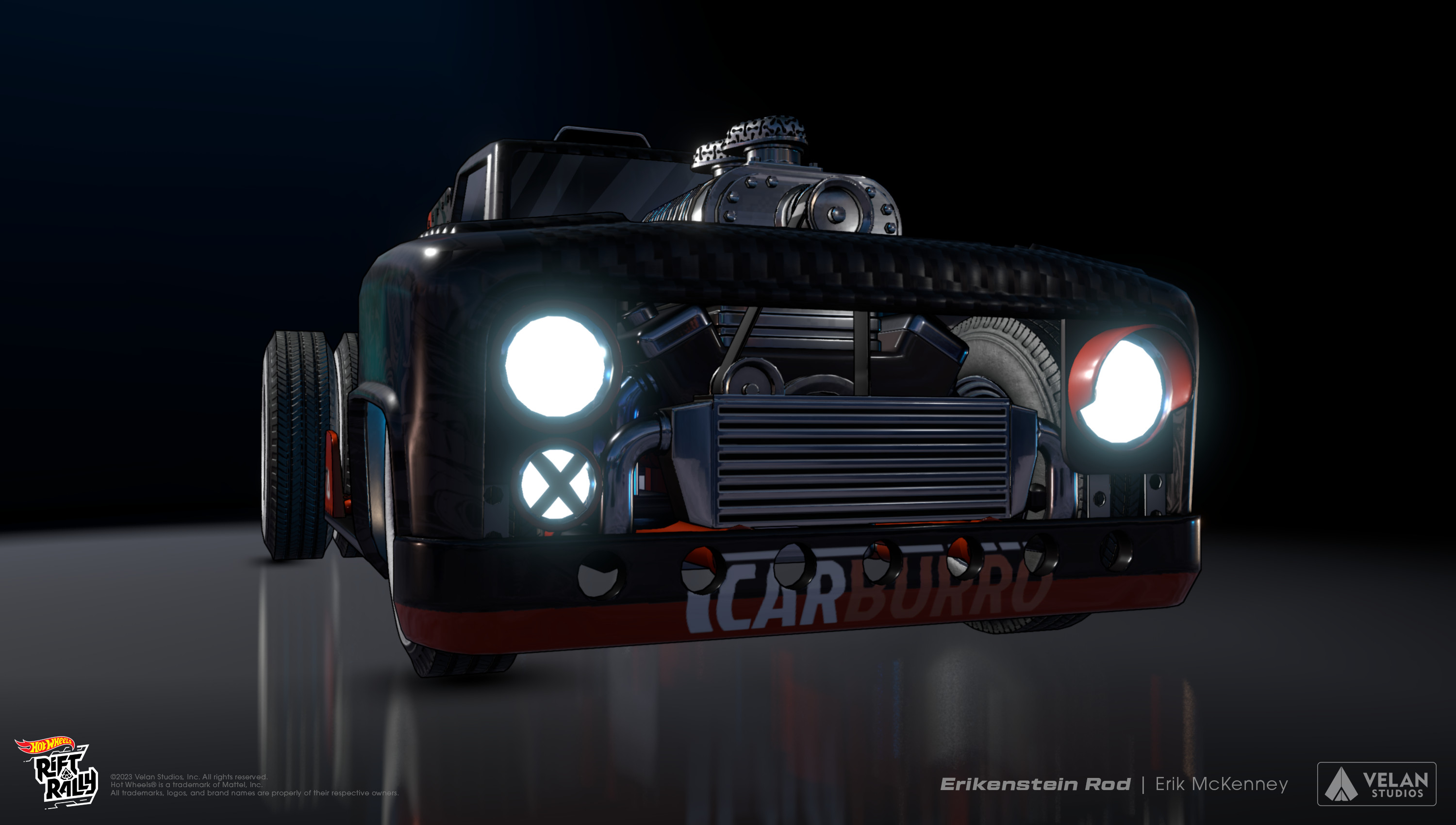 Erik McKenney Portfolio - Hot Wheels Rift Rally: Erikenstein Rod