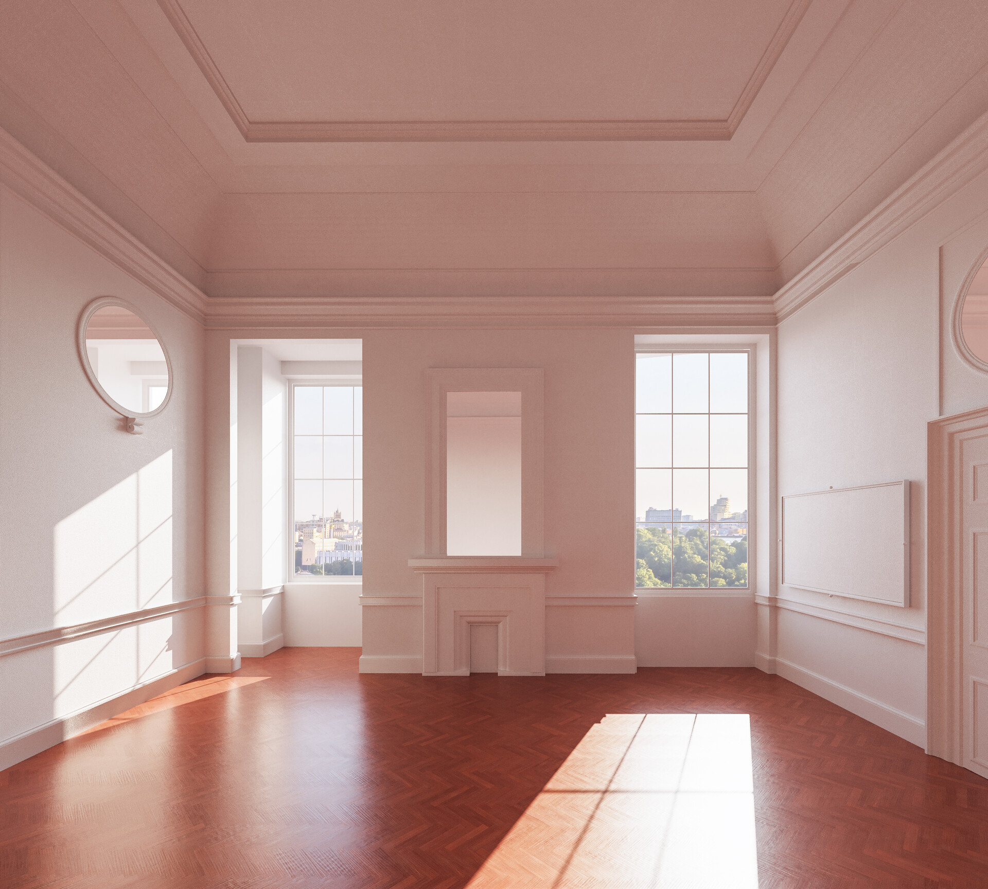 ArtStation - MODELING OF A NEOCLASSICAL ENVIRONMENT