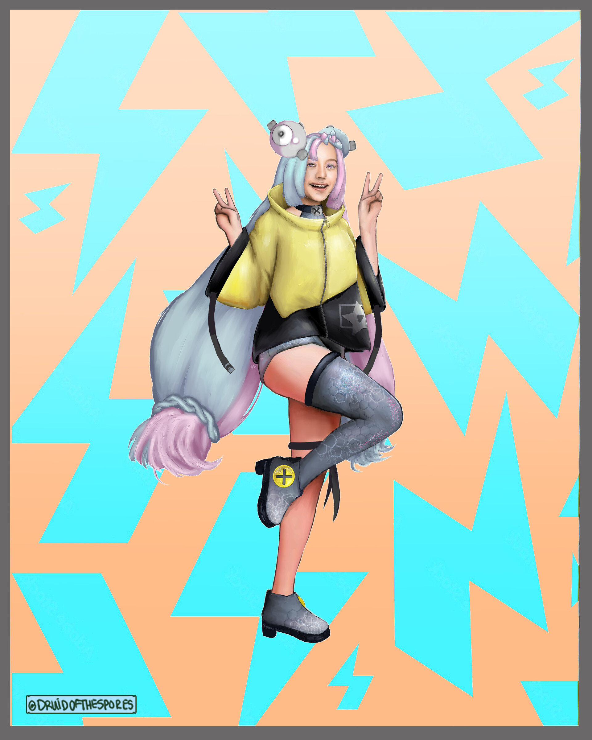 ArtStation - Iono from Pokémon Scarlet & Violet