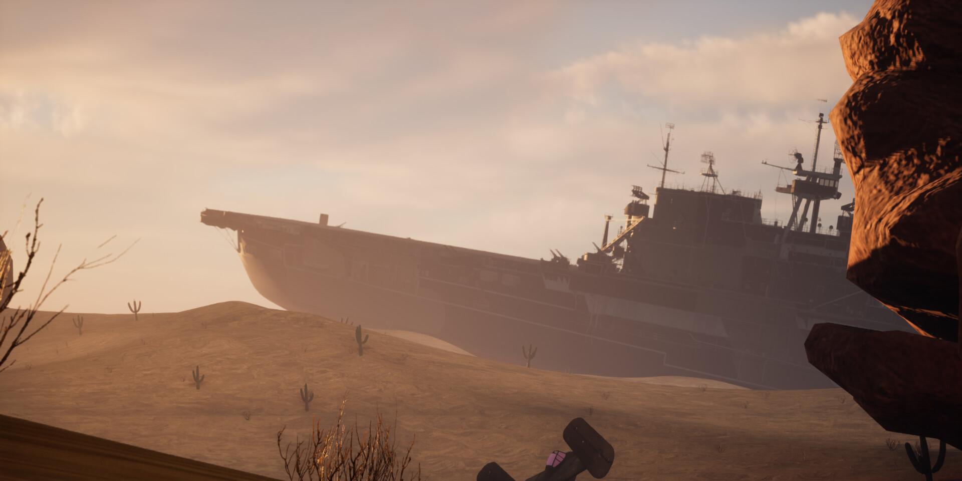 ArtStation - Dried Ocean Desert Landscape