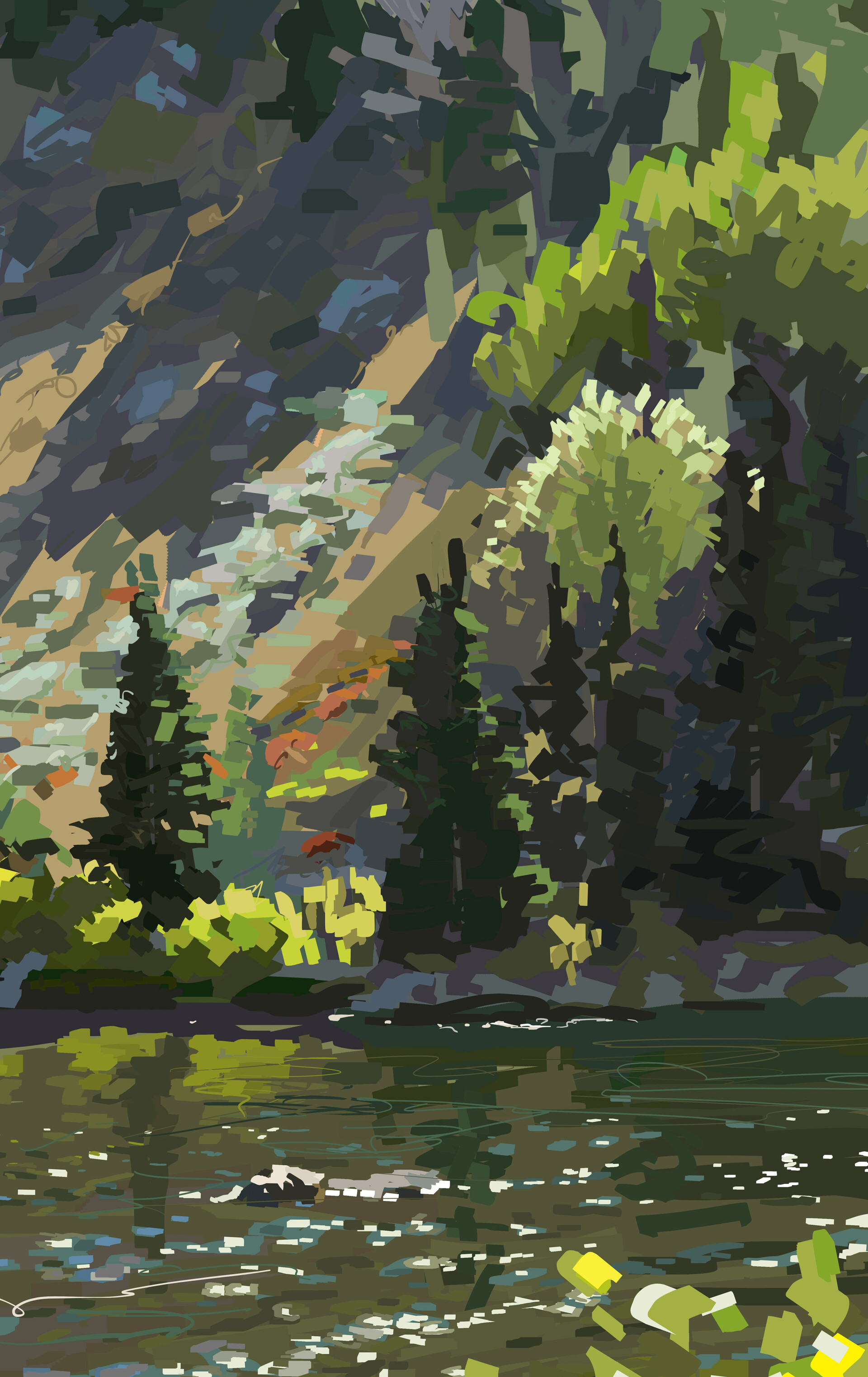 ArtStation - Rectangle brush sketch