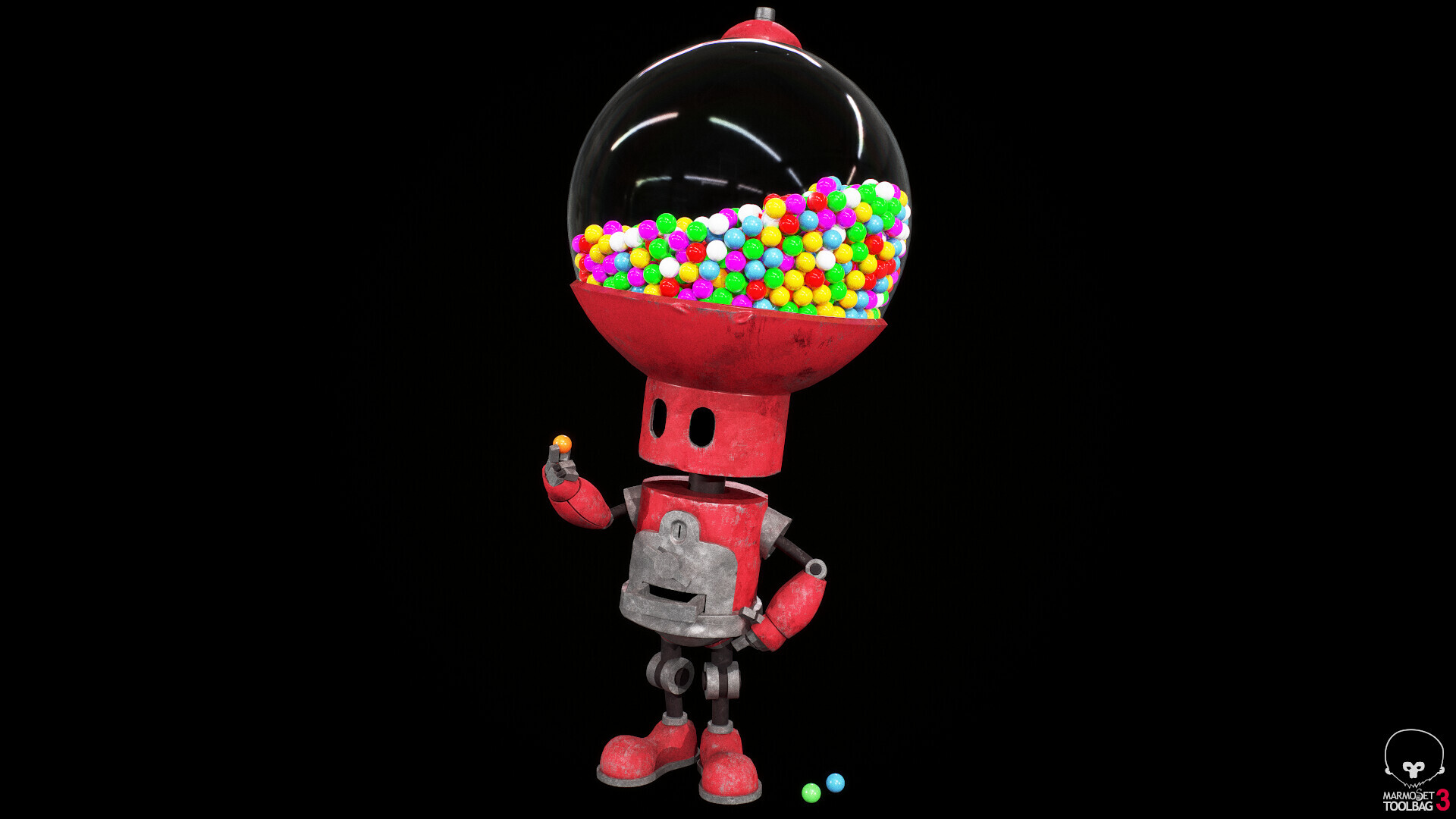 ArtStation - Gum Bot - Realtime Character