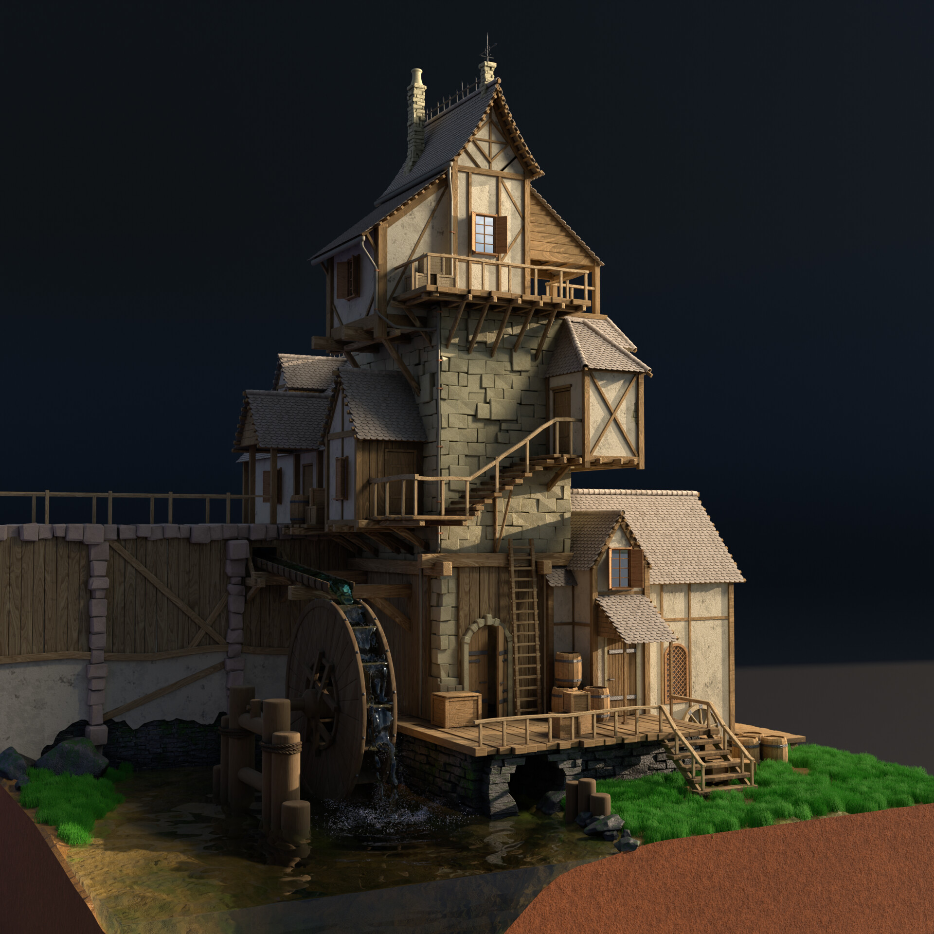 Mika TC - Water mill building