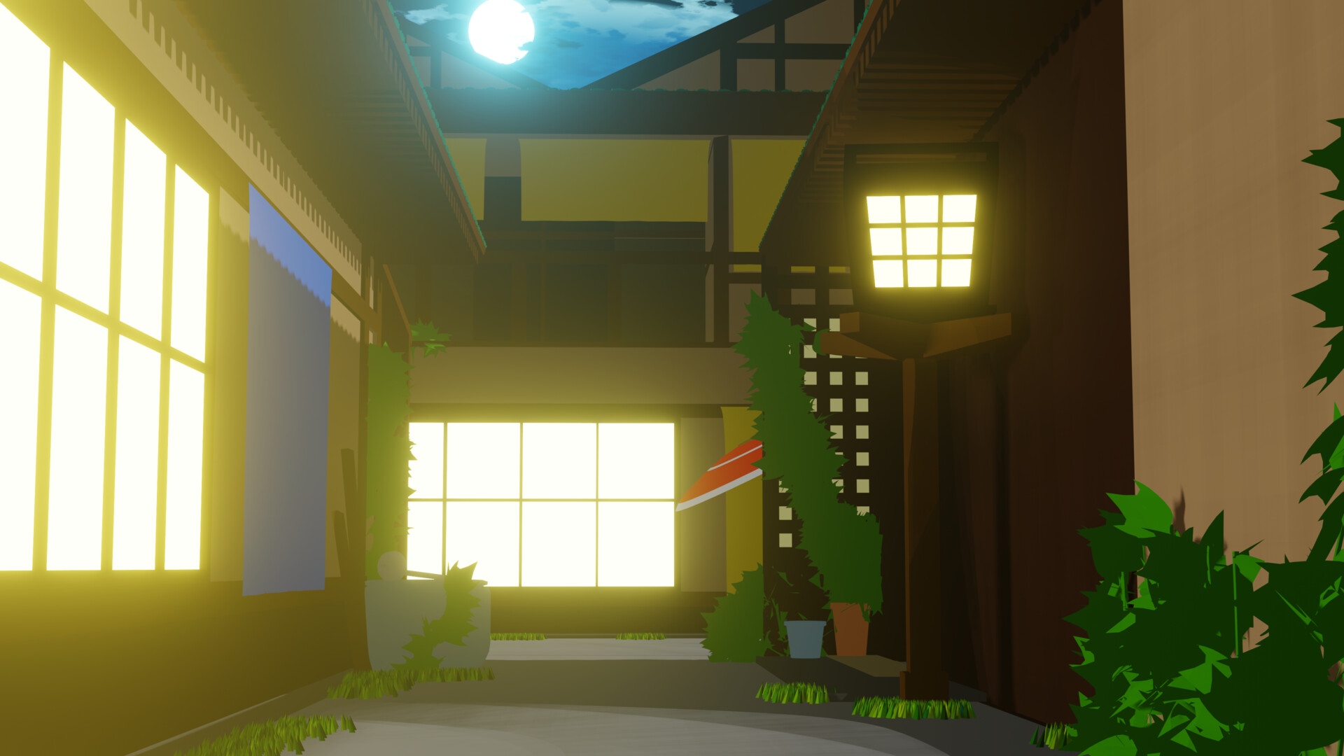 ArtStation - Moonlight Street