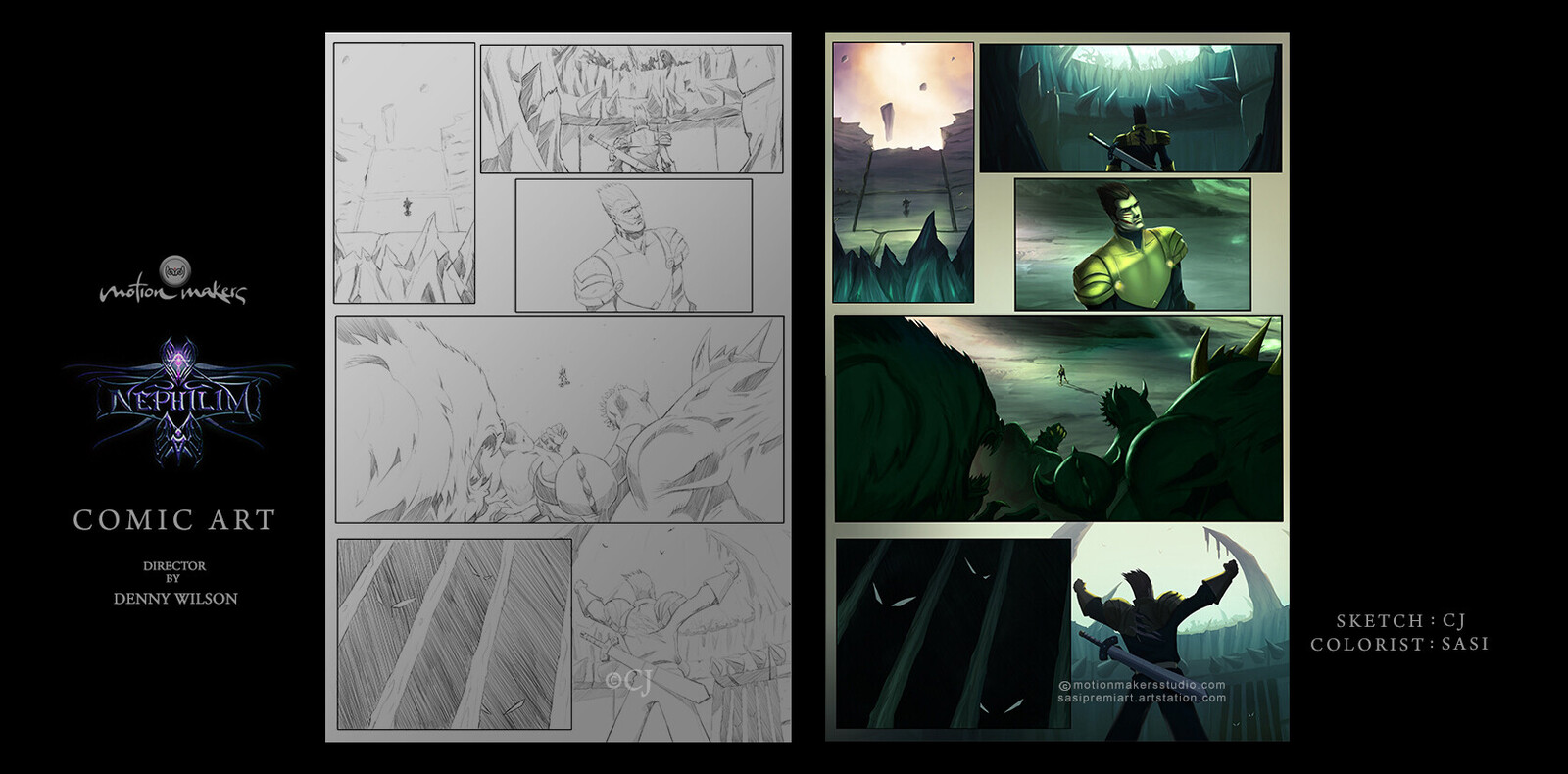 Sasi Art . - Nephilim_Comic