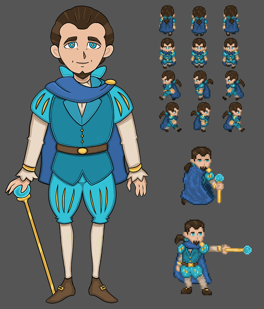 ArtStation - Character Design Pixel Art