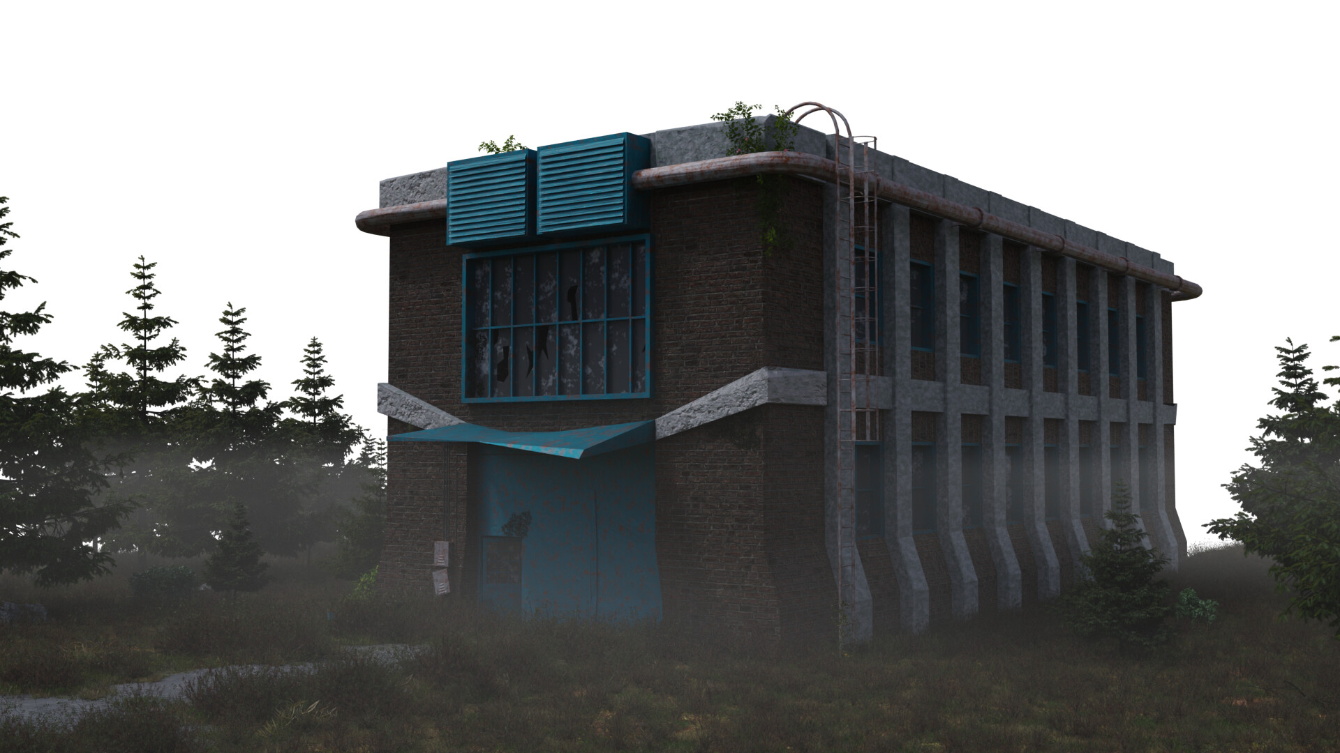 ArtStation - Old factory building