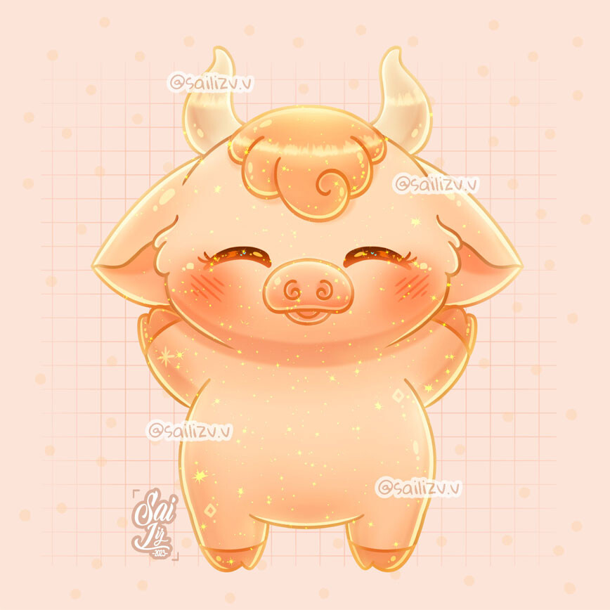 ArtStation - Pig Ox Version by sailizv.v