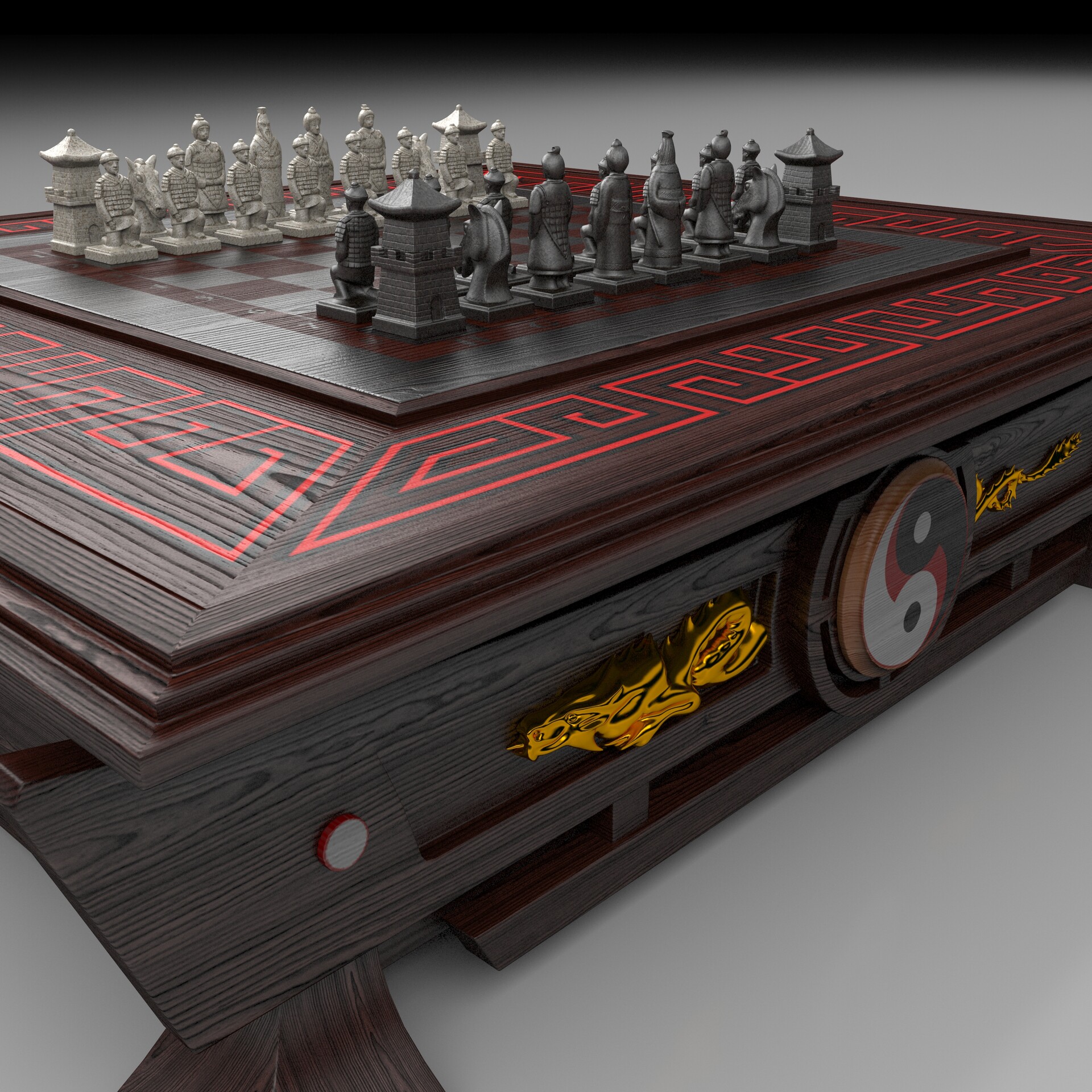 ArtStation - Chinese chess table