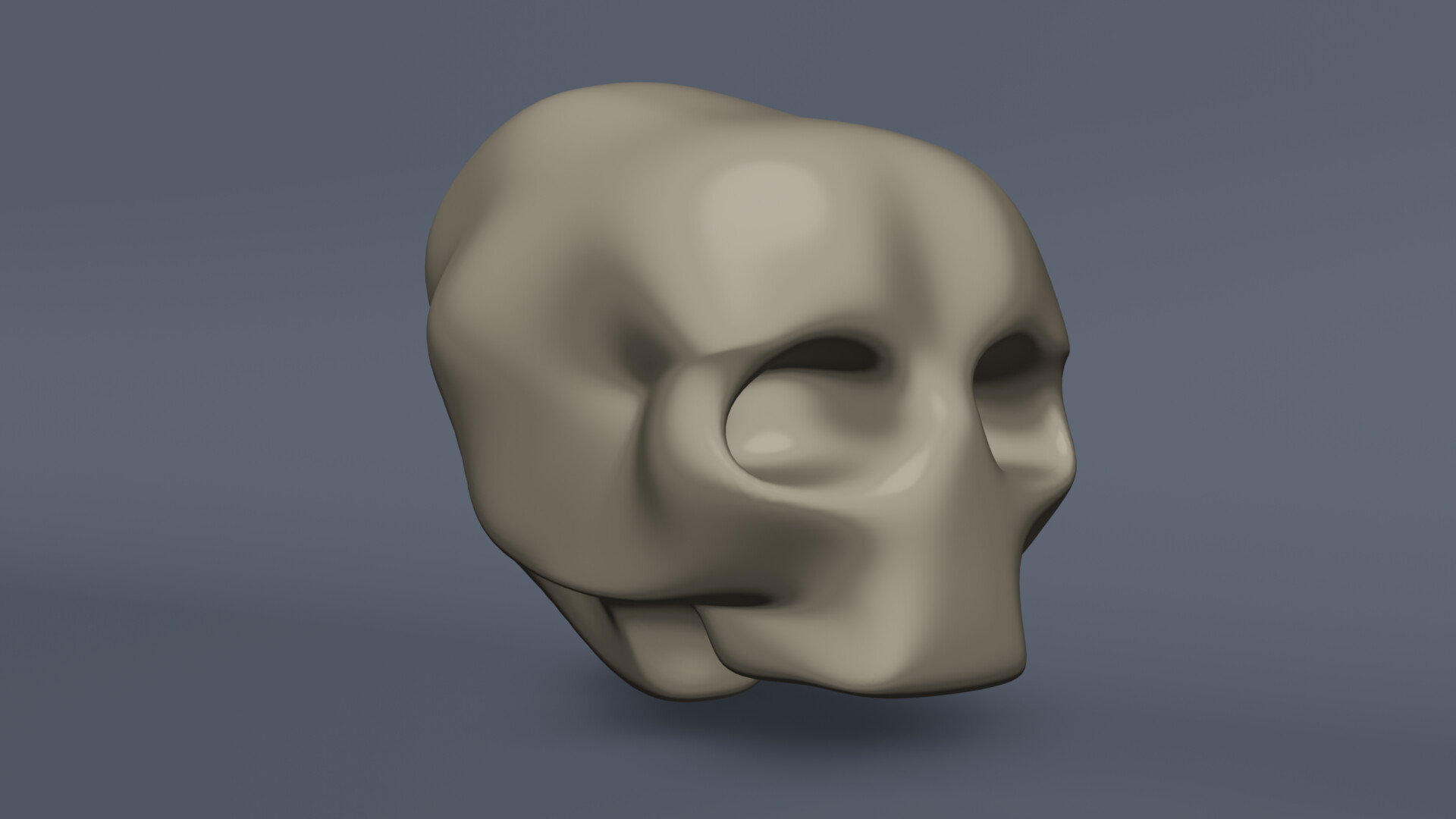 ArtStation - Stylized_Alien_Skull