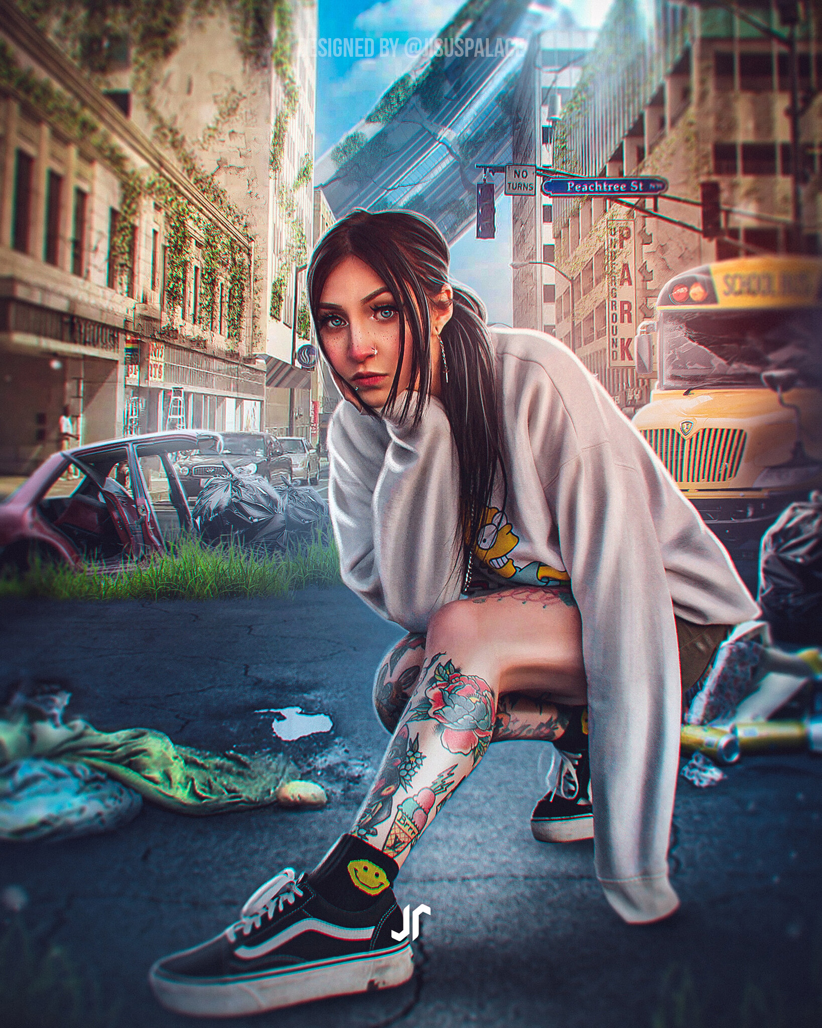 ArtStation - 5 Editions from the same photo