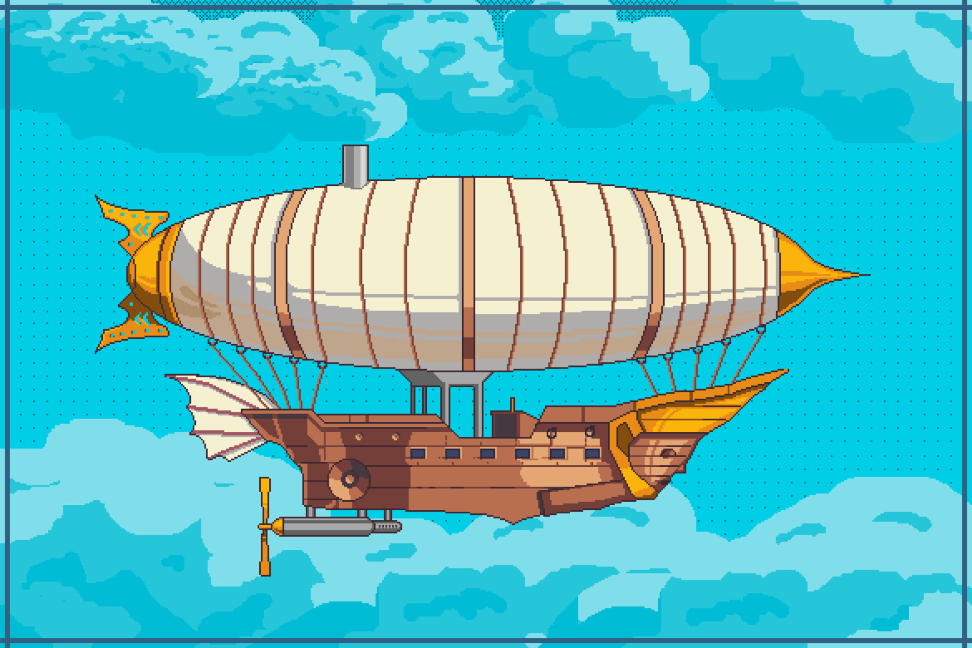 Masalimov Ilnur - Pixel Airship