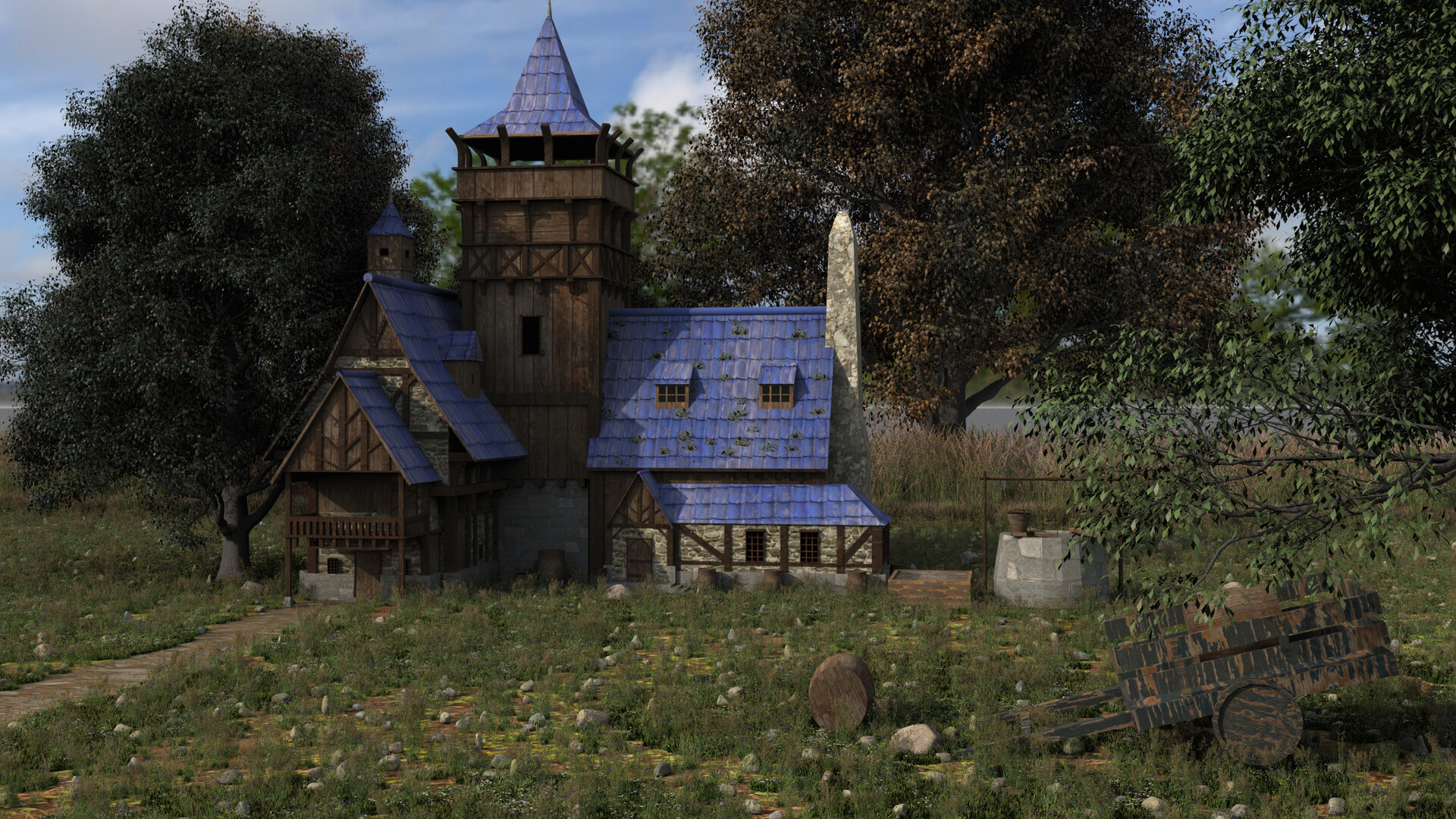 ArtStation - 3D House Model