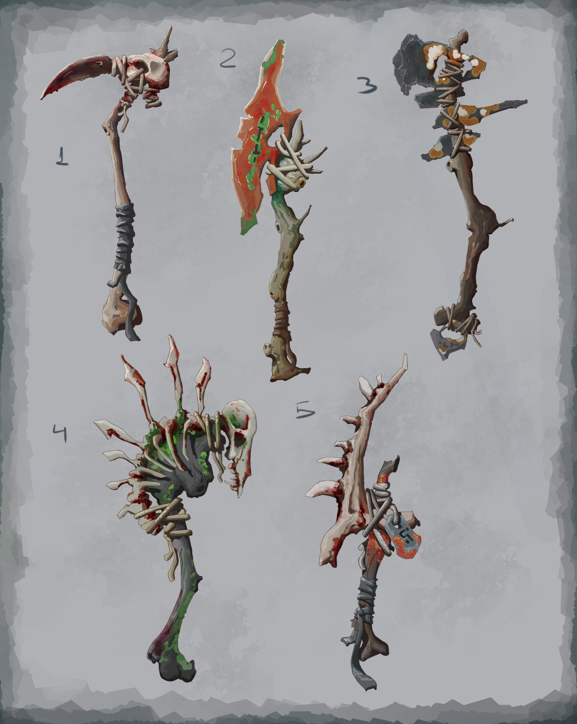 ArtStation - Ancient Weapon Concepts
