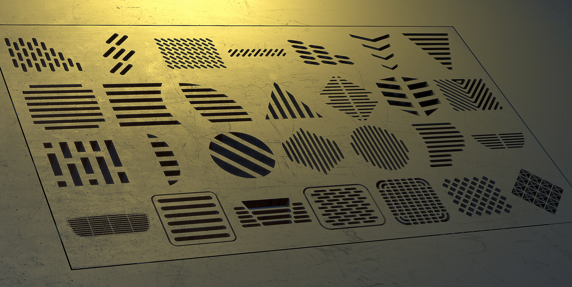 MMRCG - 135 Hard Surface Vent & Grilles Pattern -VOL 01