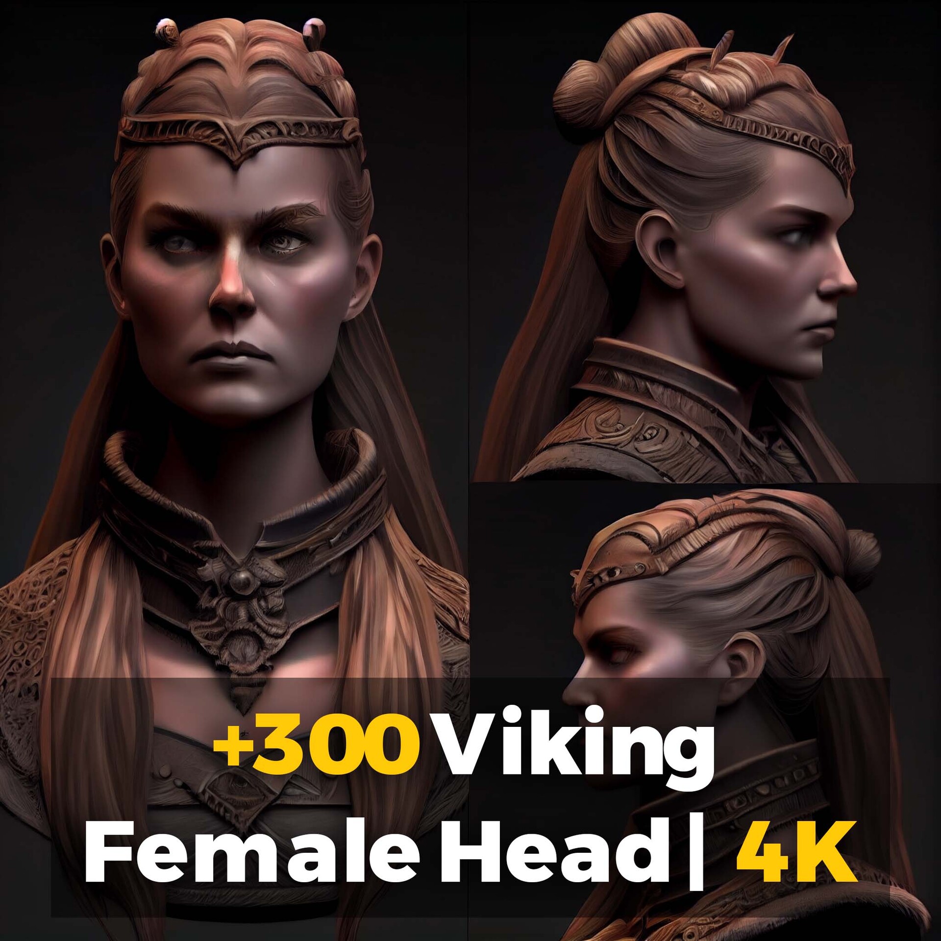 ArtStation - +300 Female Vikings (4k)