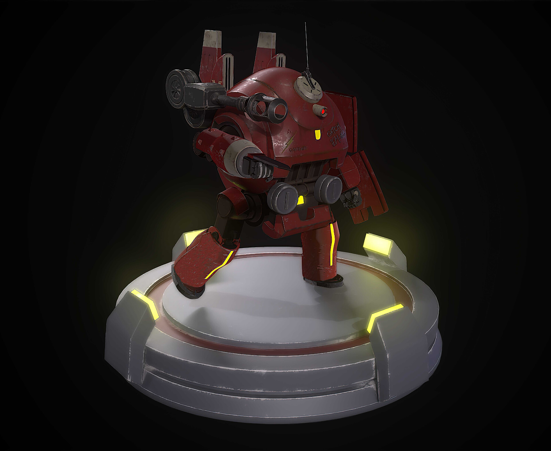 ArtStation - Robot - hard surface modeling