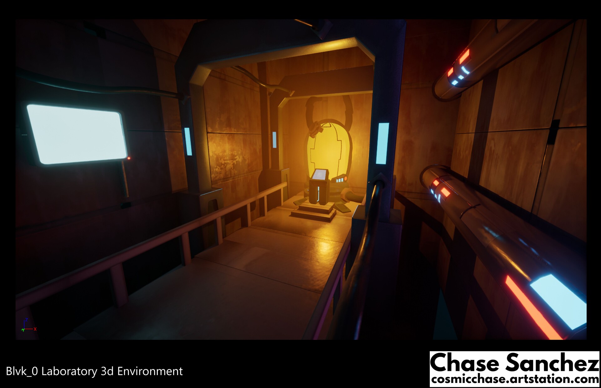 Chase Sanchez - Blvk_0 Laboratory 3d Environment Art