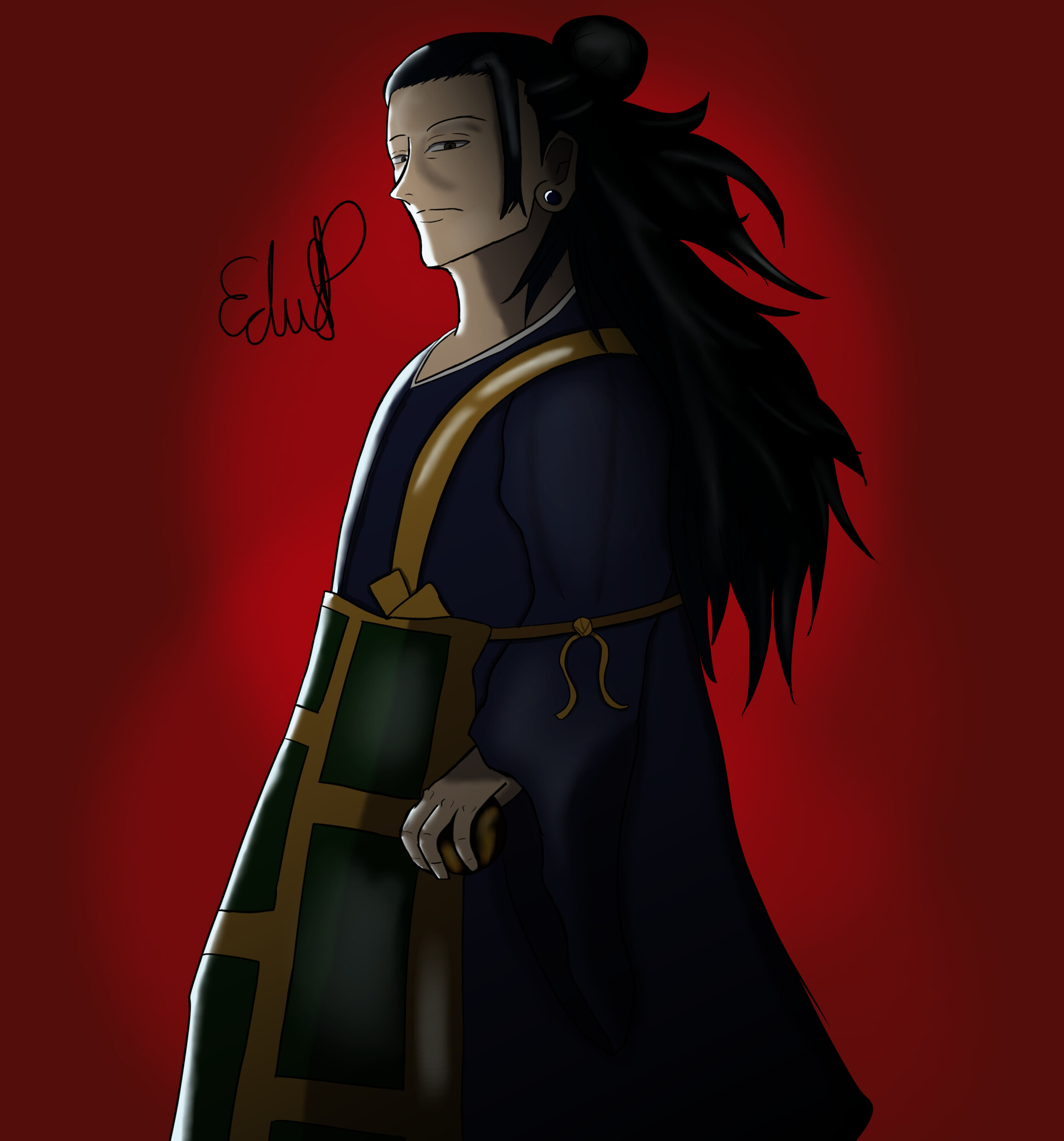 Artstation Suguru Geto Fanart