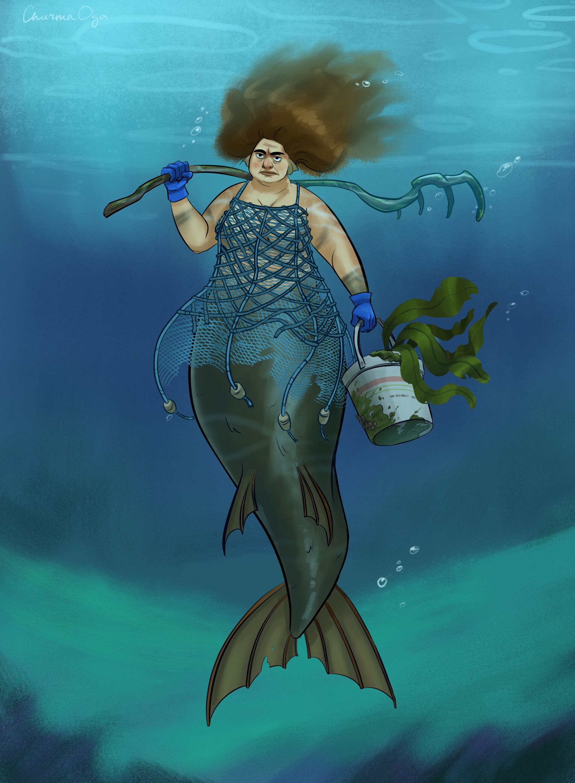 ArtStation - Character design "Mermaid"