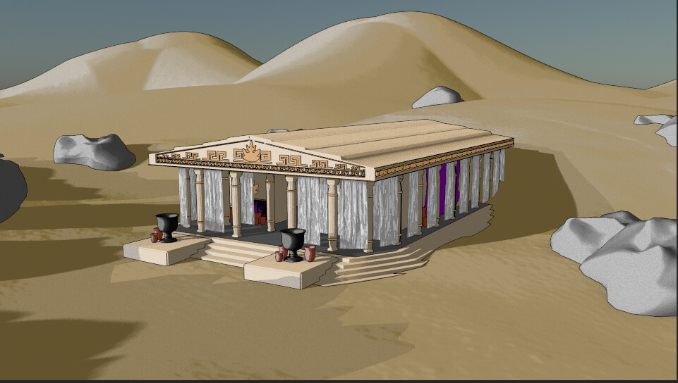ArtStation - Desert Temple