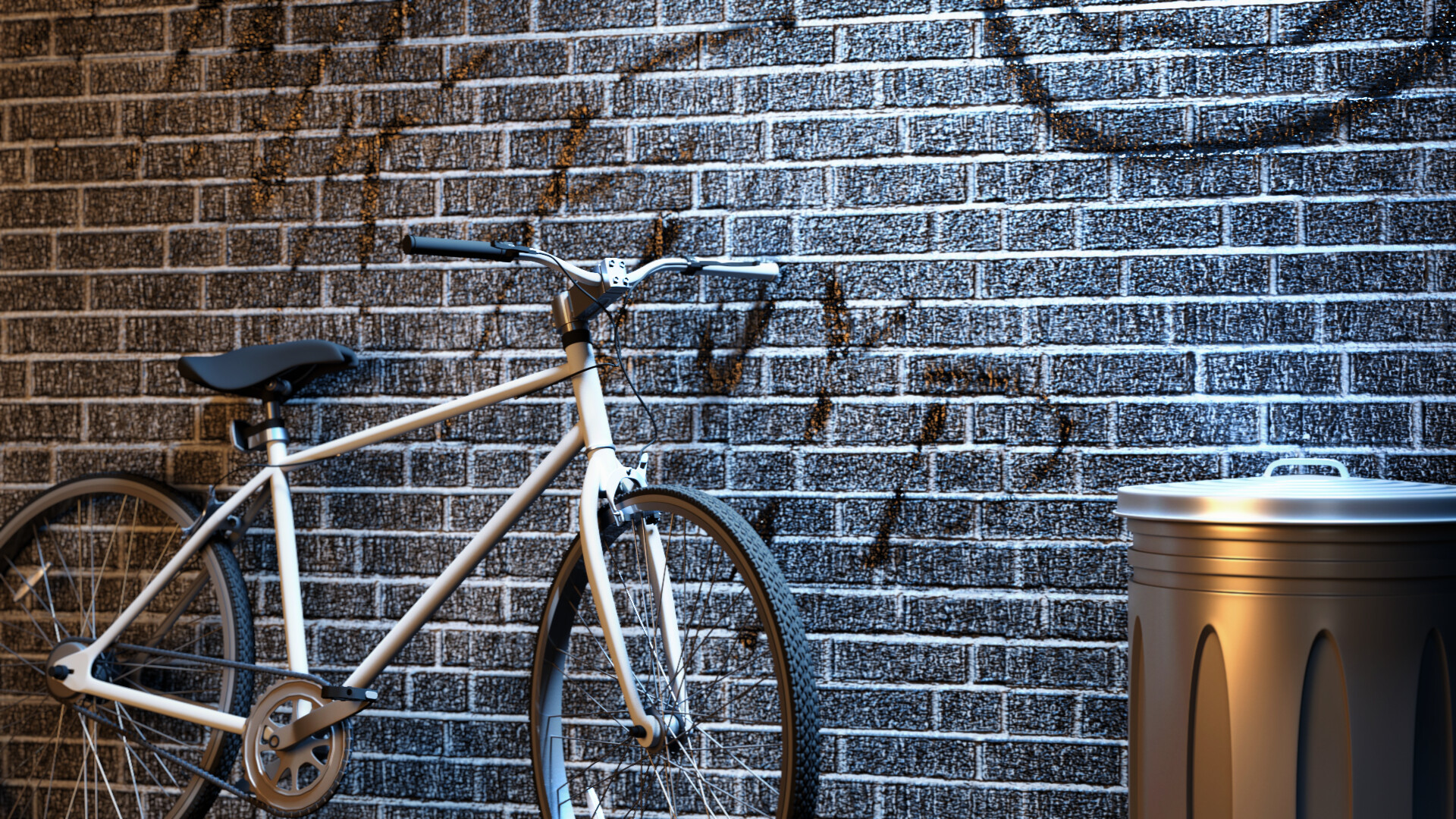 ArtStation - Bicycle in Alley