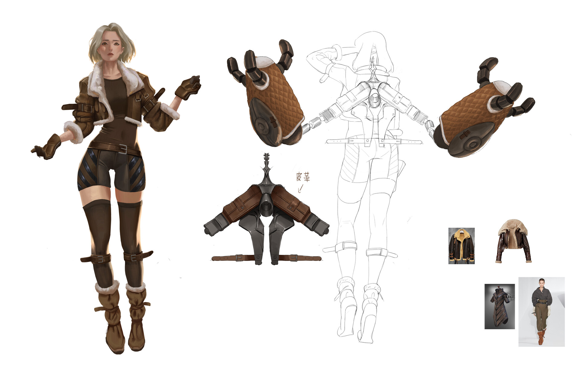 ArtStation - 尝试角色设计（Explorer）