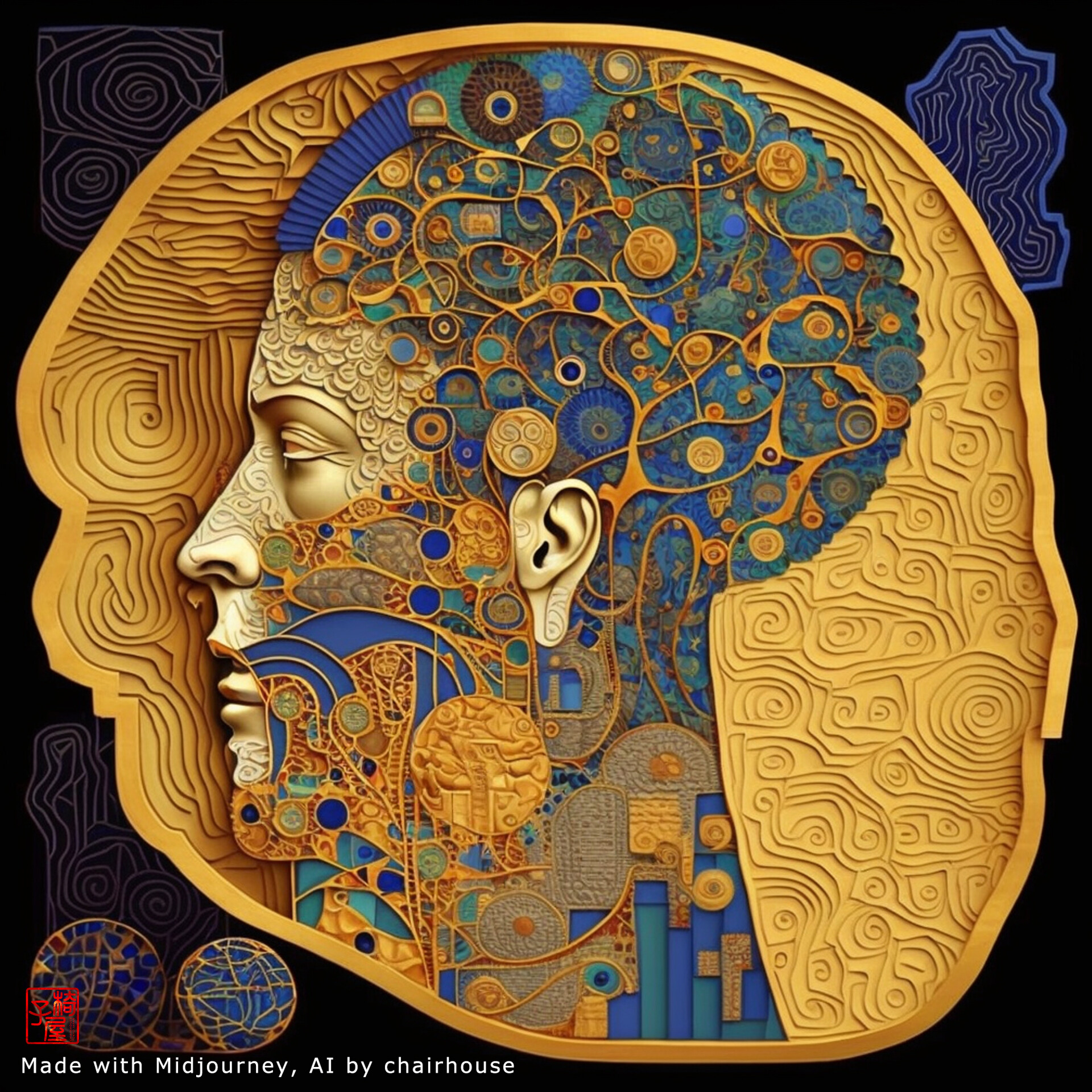 ArtStation - god brain structure with #Midjourney 230312