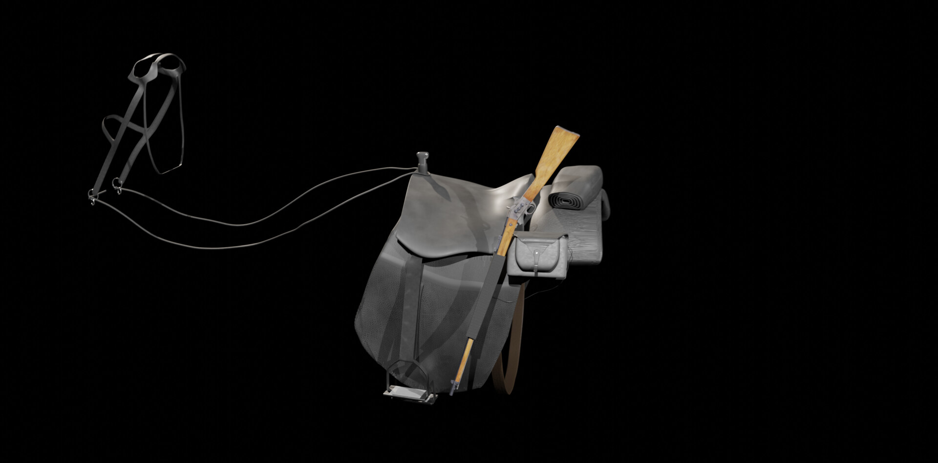 ArtStation - High Poly SADDLE