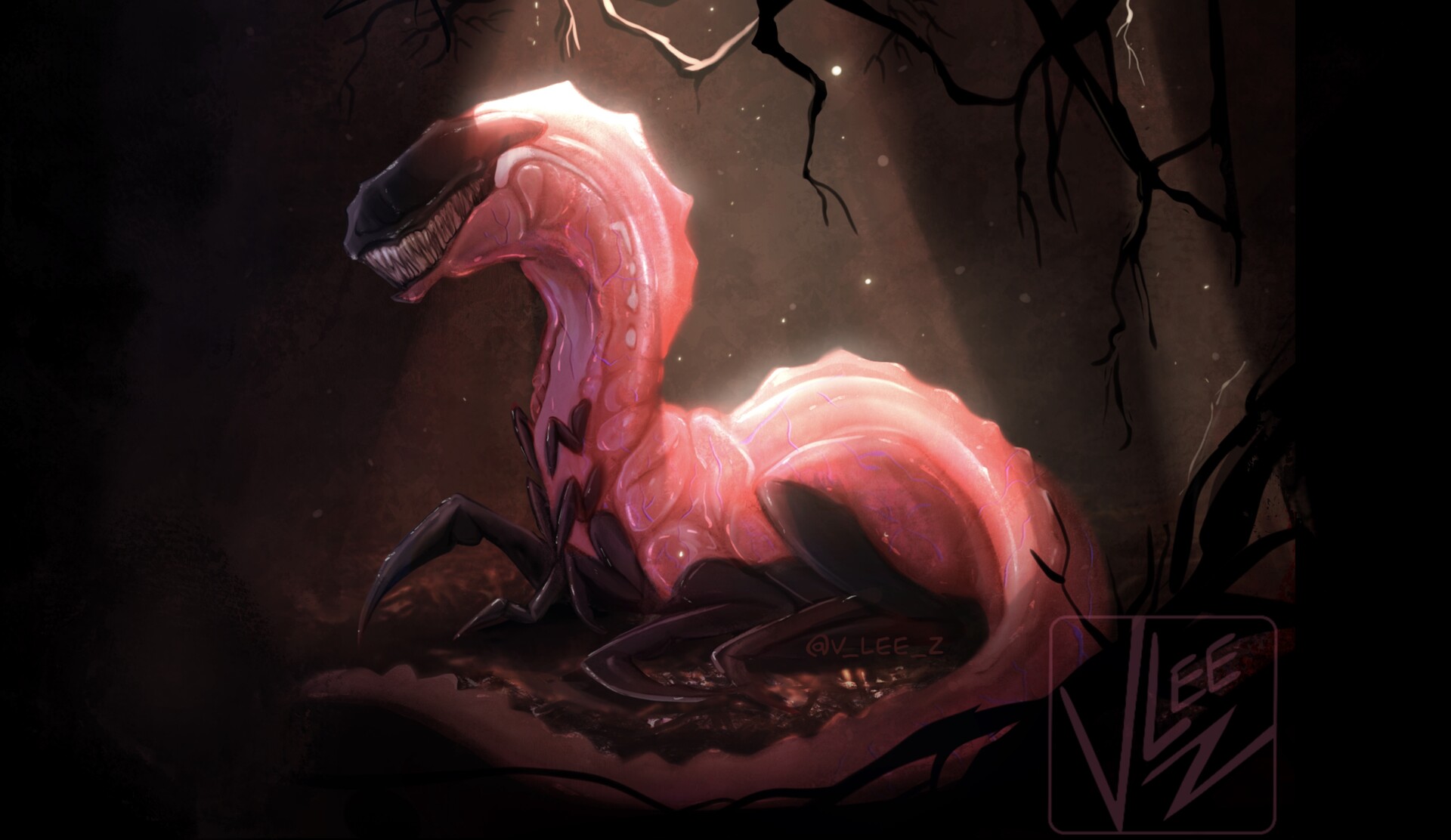 ArtStation - Weeping Worm (Creature Design)