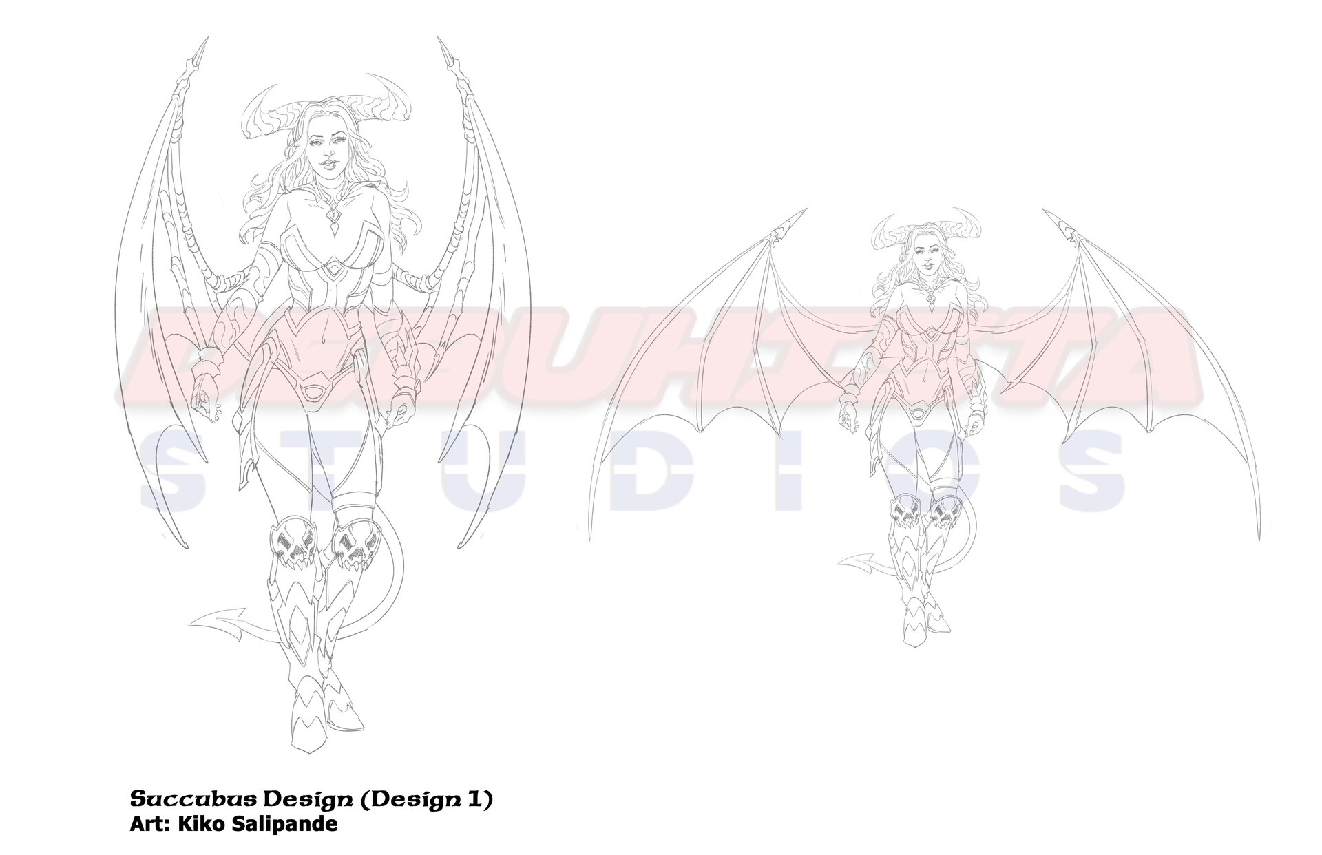 KIKO Salipande - Succubus Character Design (Design 1) 2022