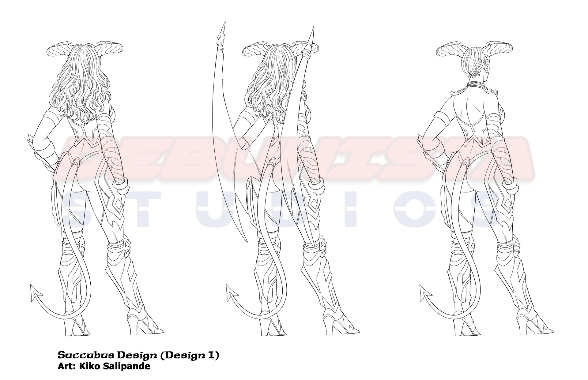 KIKO Salipande - Succubus Character Design (Design 1) 2022