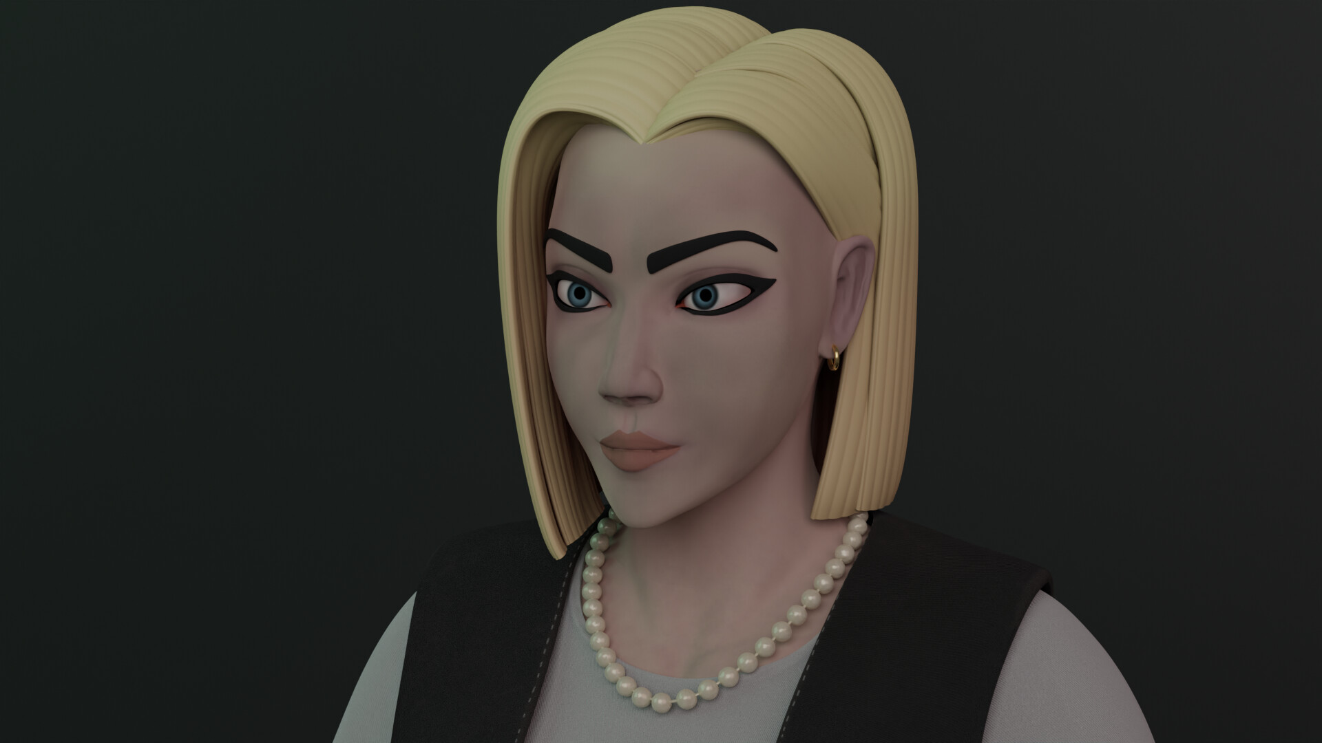 ArtStation - Android 18 Fanart