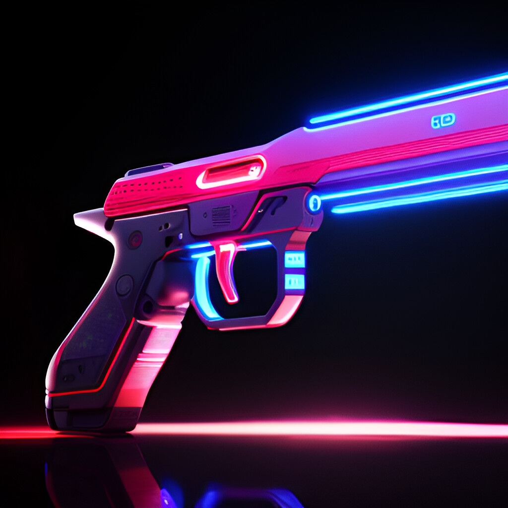 ArtStation - Futuristic pistol (Future 2077)