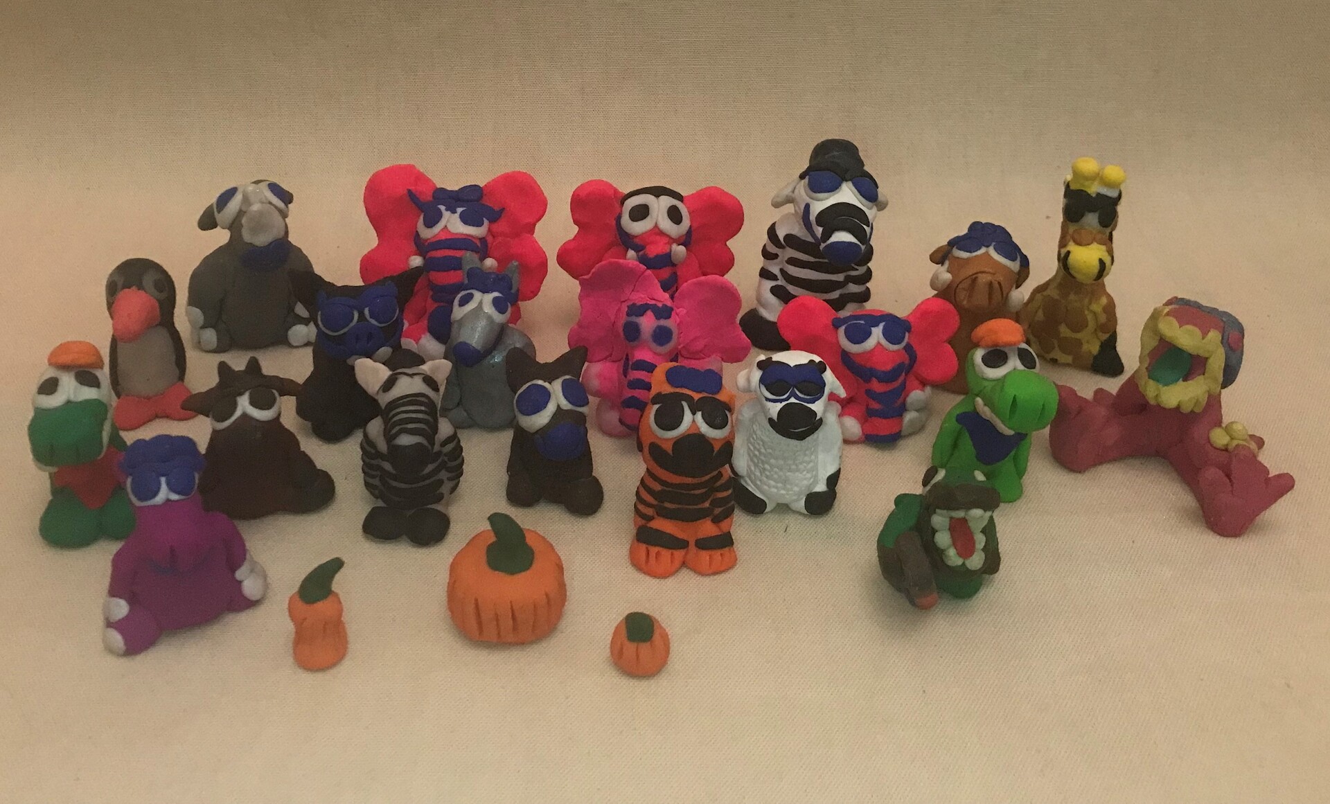 ArtStation - Clay Characters I made in grade school for Stop Motion.