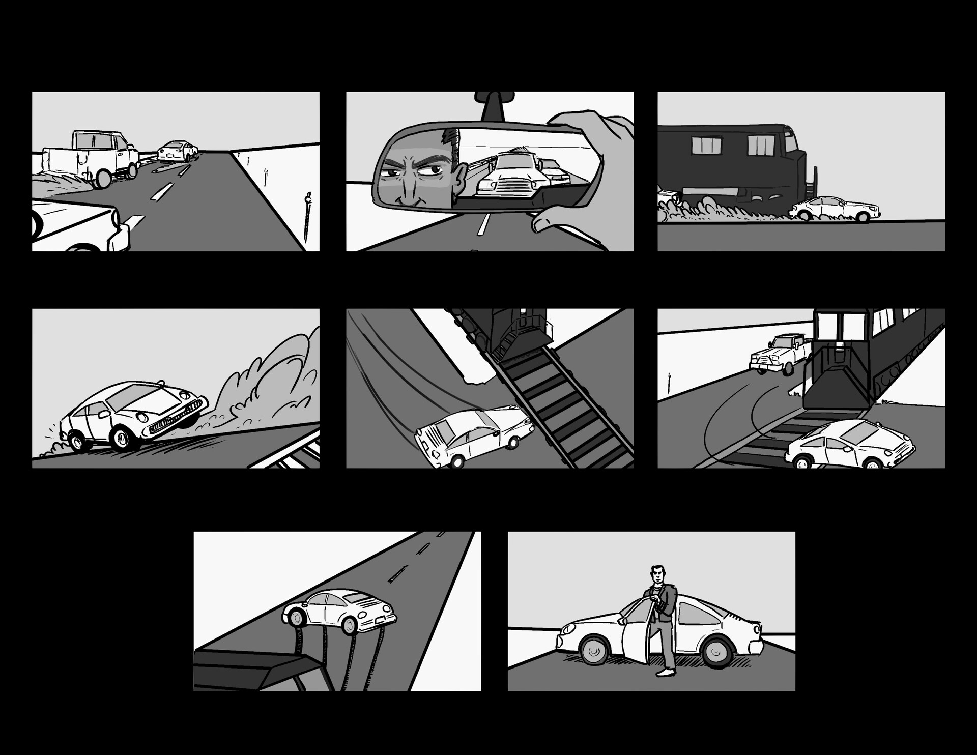ArtStation - Car Storyboard