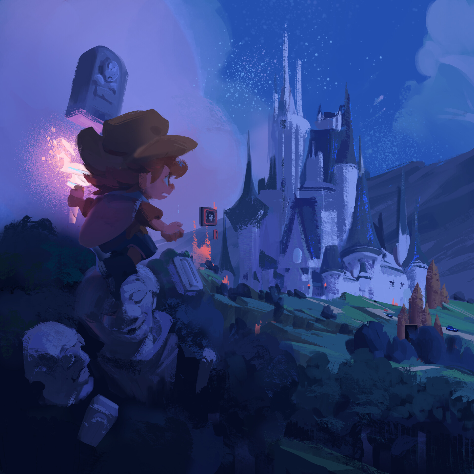ArtStation - Adventures in the Magic Kingdom (NES) - commission