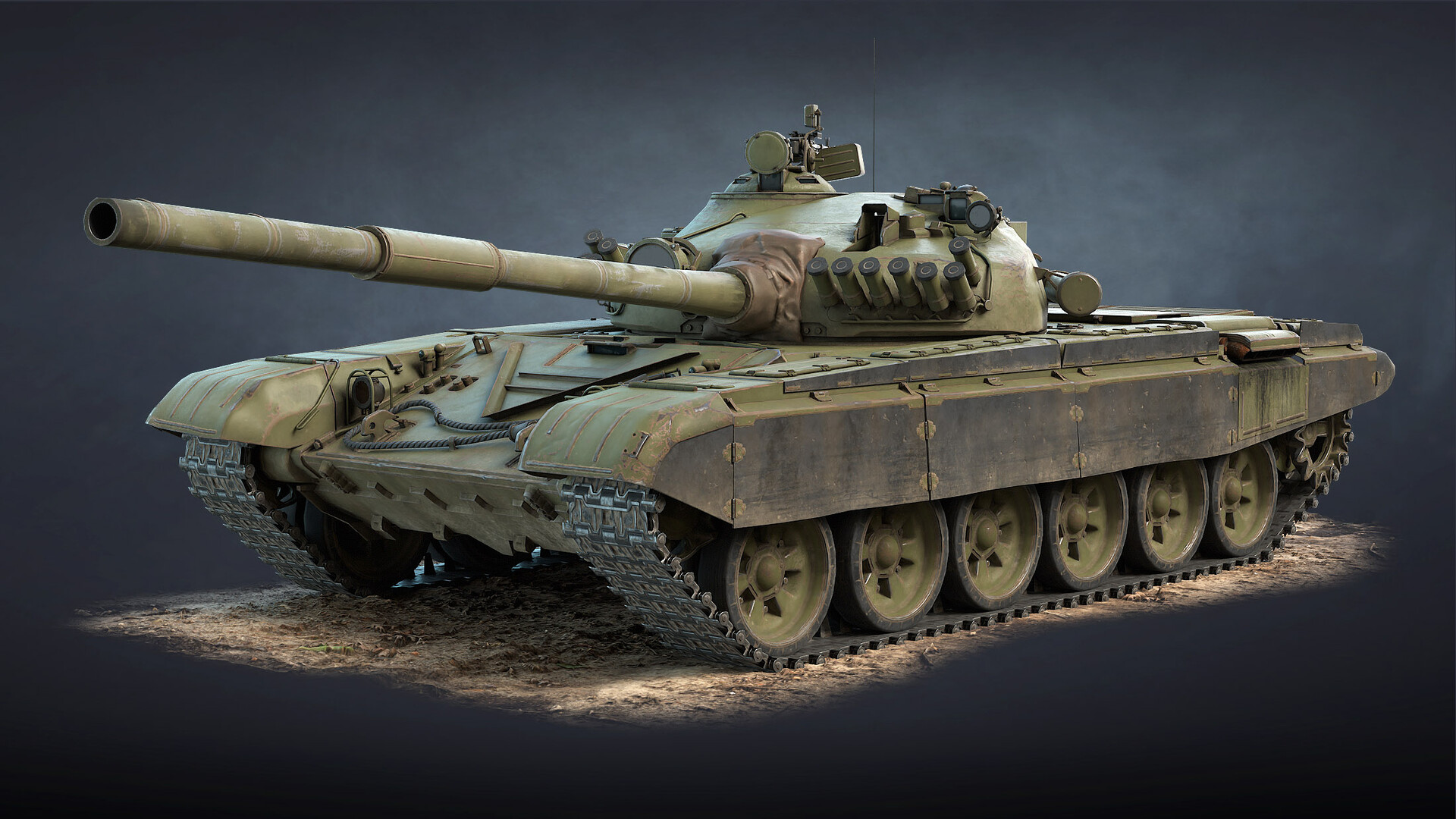 ArtStation - T-72A Tank