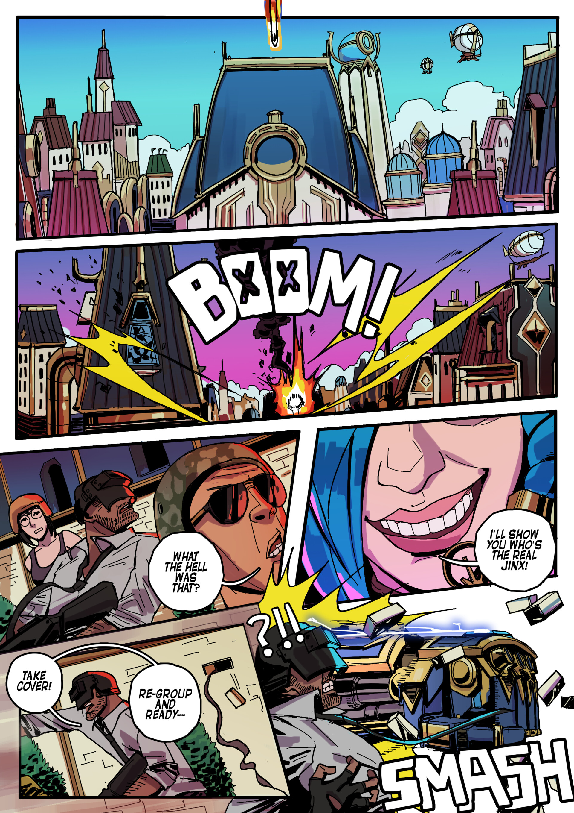 Hussain Ahmed Shaikh - PUBG x ARCANE Promotional Comic 2022 (1)