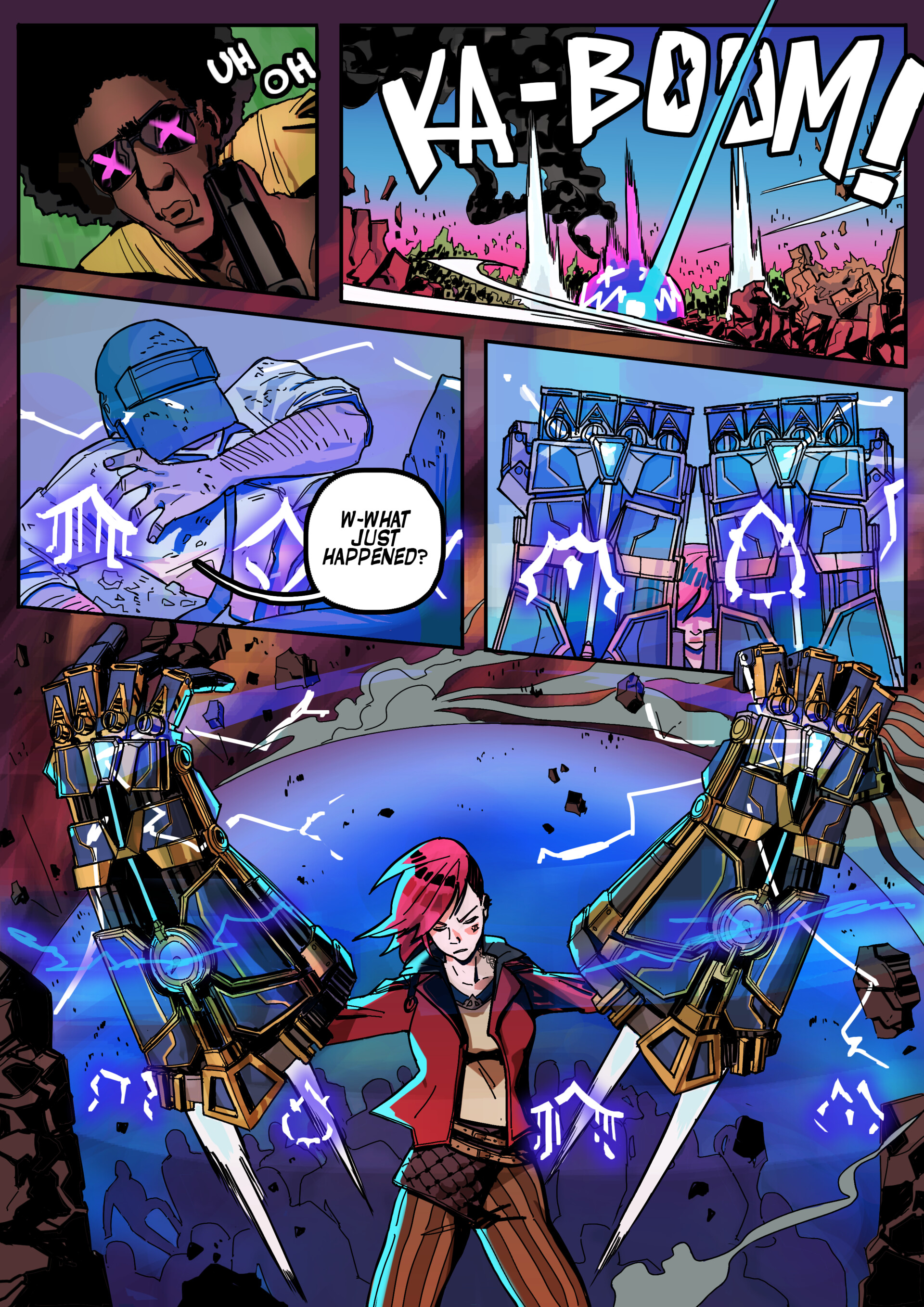 ArtStation - PUBG x ARCANE Promotional Comic 2022 (4)
