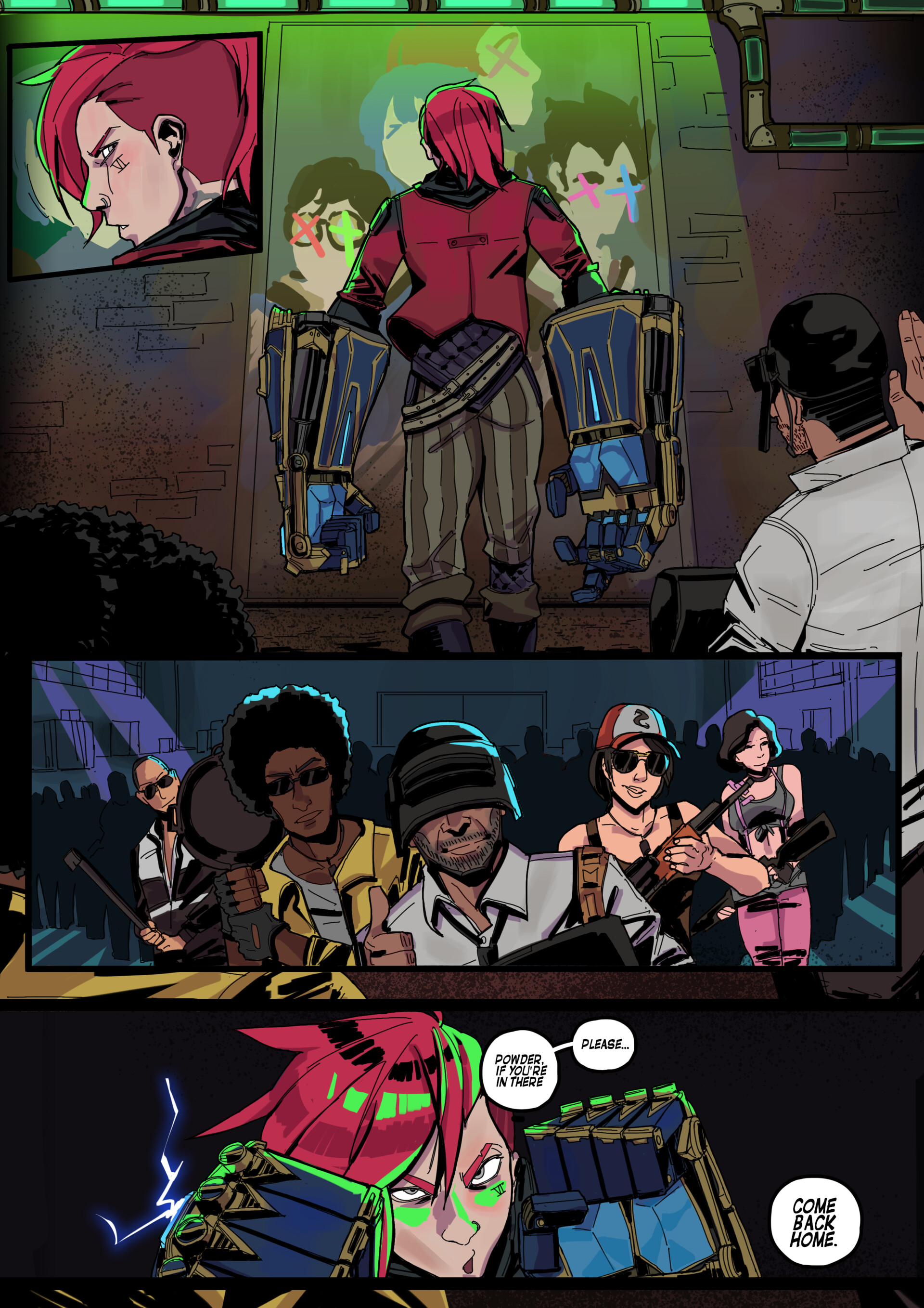 ArtStation - PUBG x ARCANE Promotional Comic 2022 (5)