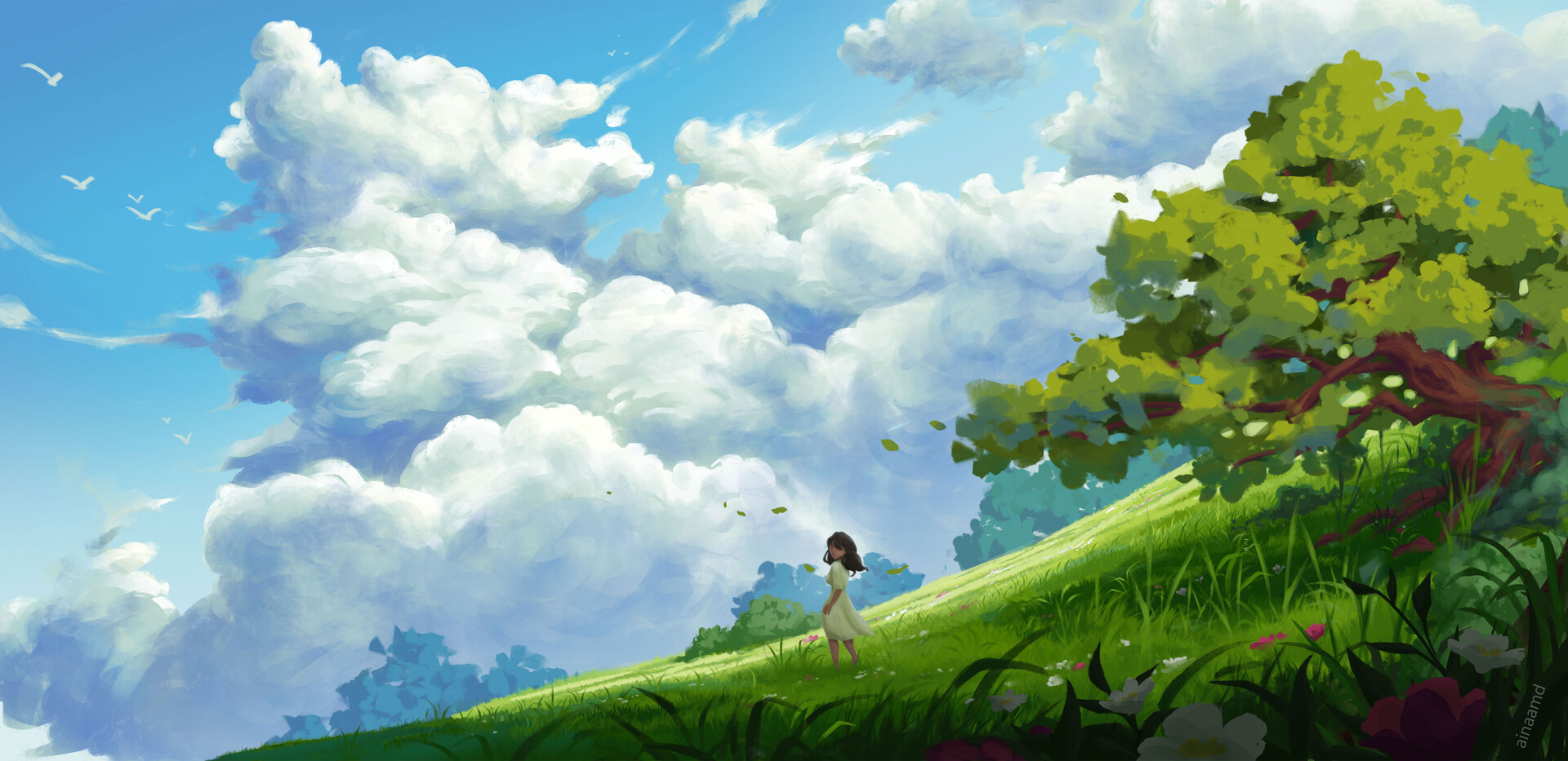 ArtStation - On A Cloudy Day