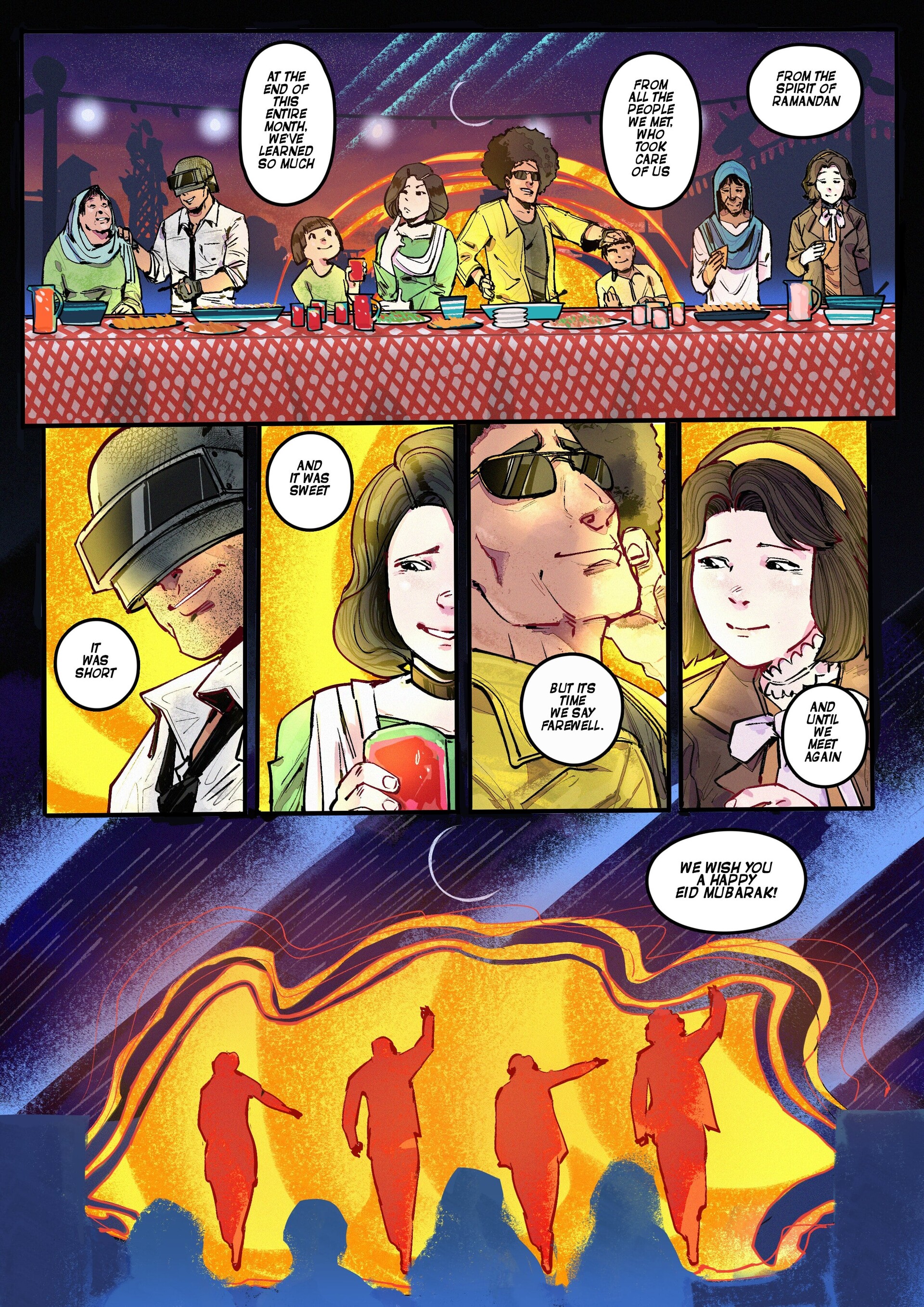 ArtStation - PUBG x RAMADAN Promotional Comic 2022 (5)